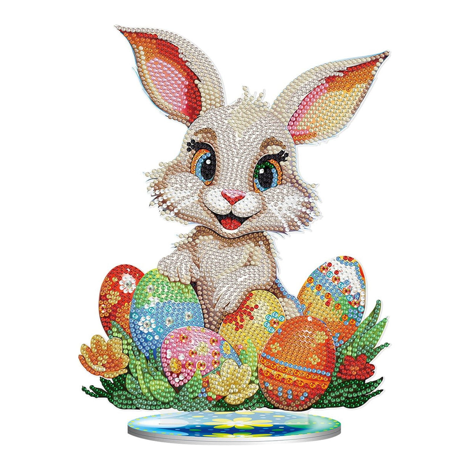 Daolelai DIY Easter Egg Bunny Acrylic Flat Ornaments - Walmart.com