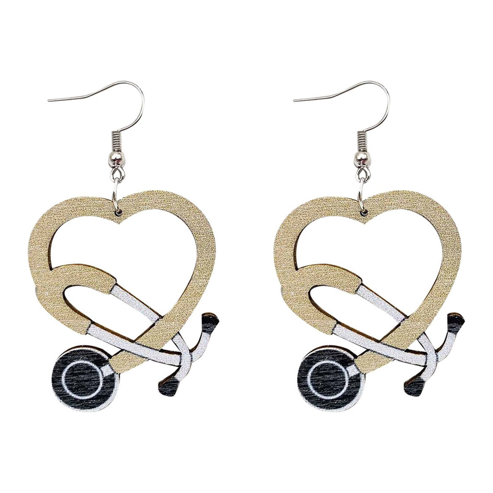 Daolelai Doctor and Nurse Themed Earrings - Walmart.com