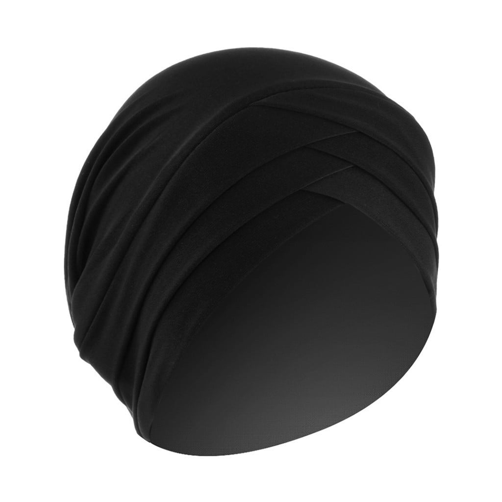 Daolelai Elastic Fabric Forehead Three Cross Hat Turban Hat Bottoming ...