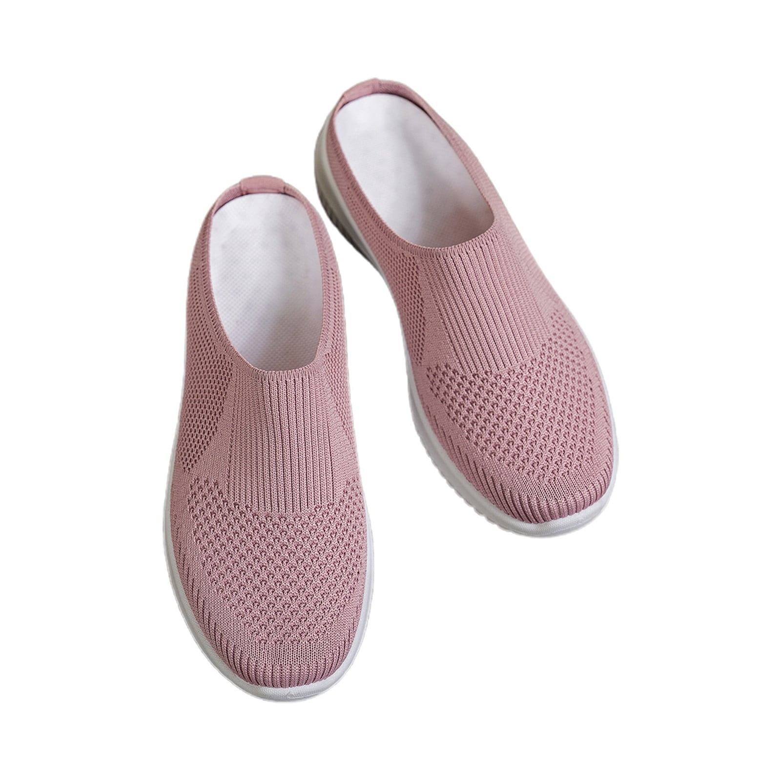 Daolelai Ladies Fashion Soft Bottom Closed Toe Half Slippers Casual ...