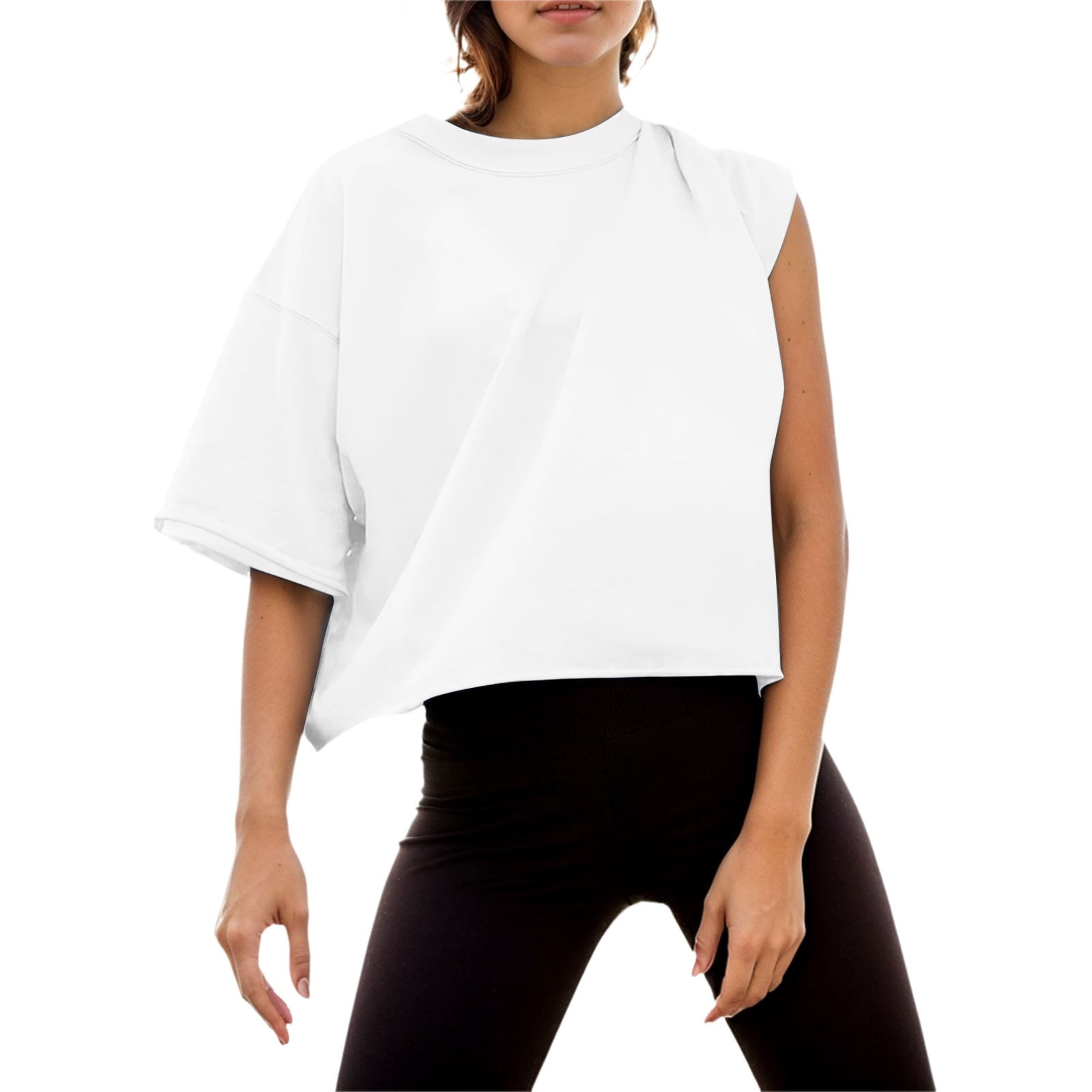 Daolelai Ladies New Sports Short-Sleeved Yoga Wear Casual Versatile ...