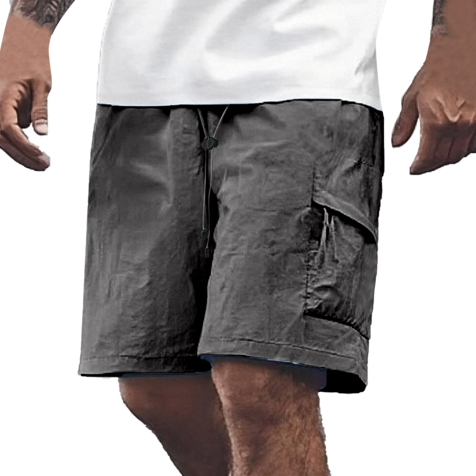 Daolelai Men's Solid Color Sun Protection Sports Style Perspiration ...