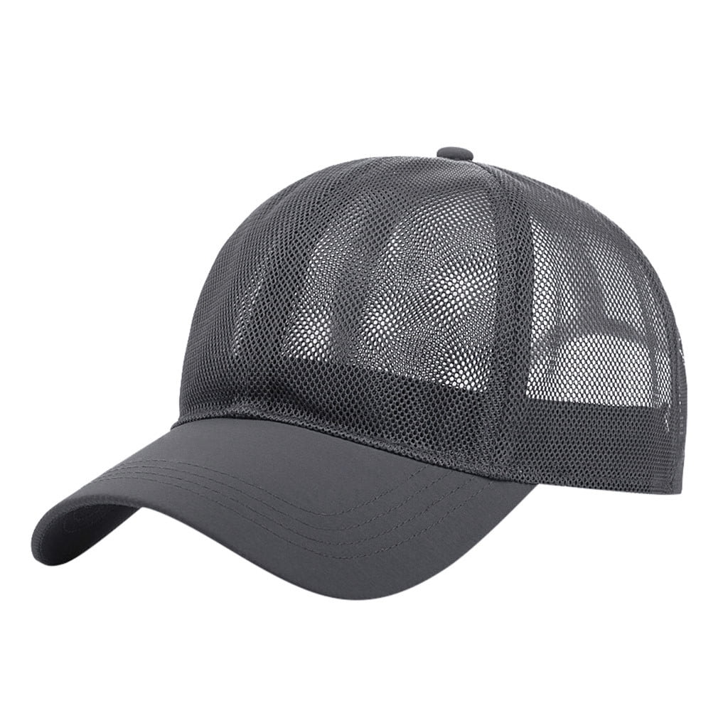 Daolelai Men's and Women's Couples' All-Net Solid Color Baseball Cap ...