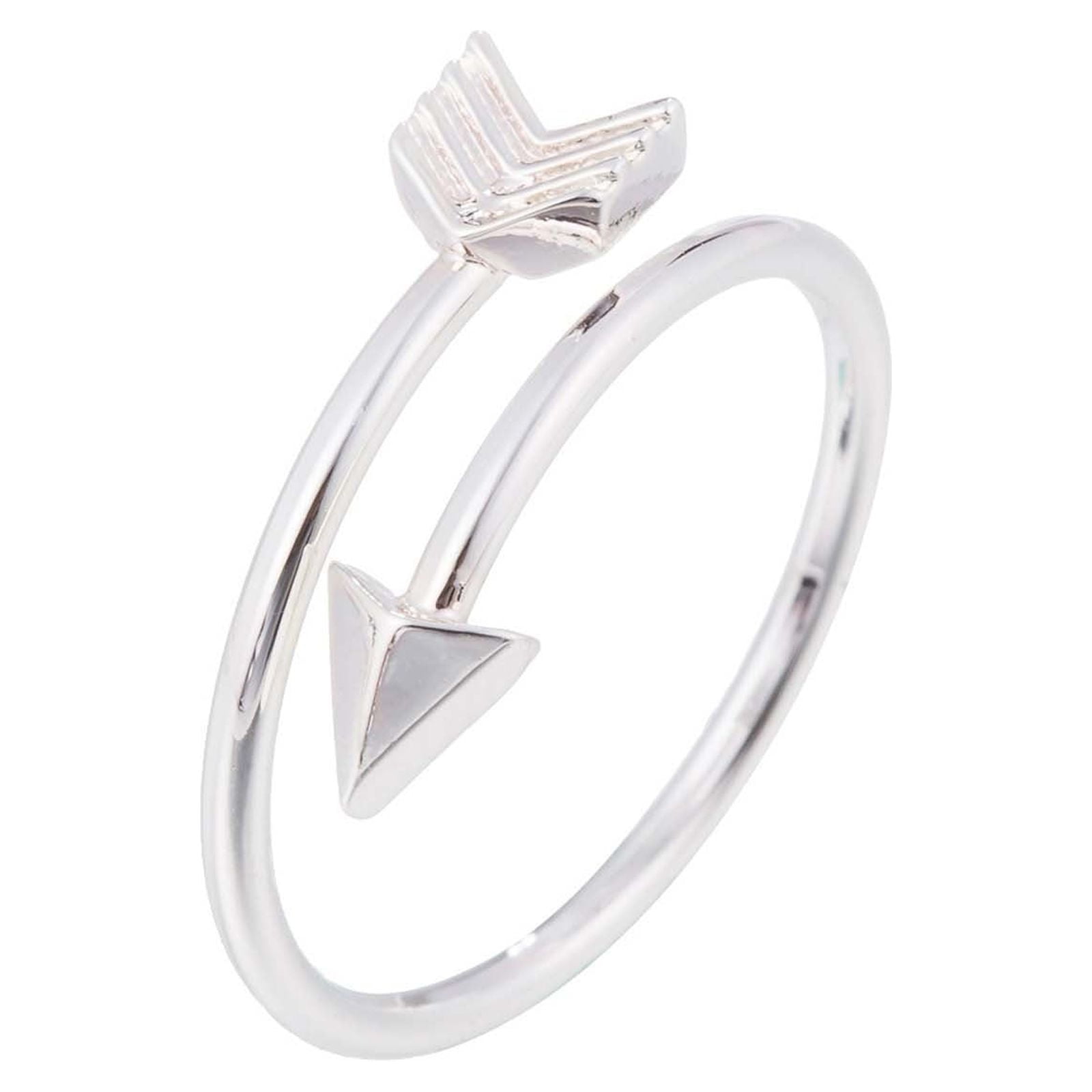 Daolelai Open Adjustable Arrow Ring - Walmart.com