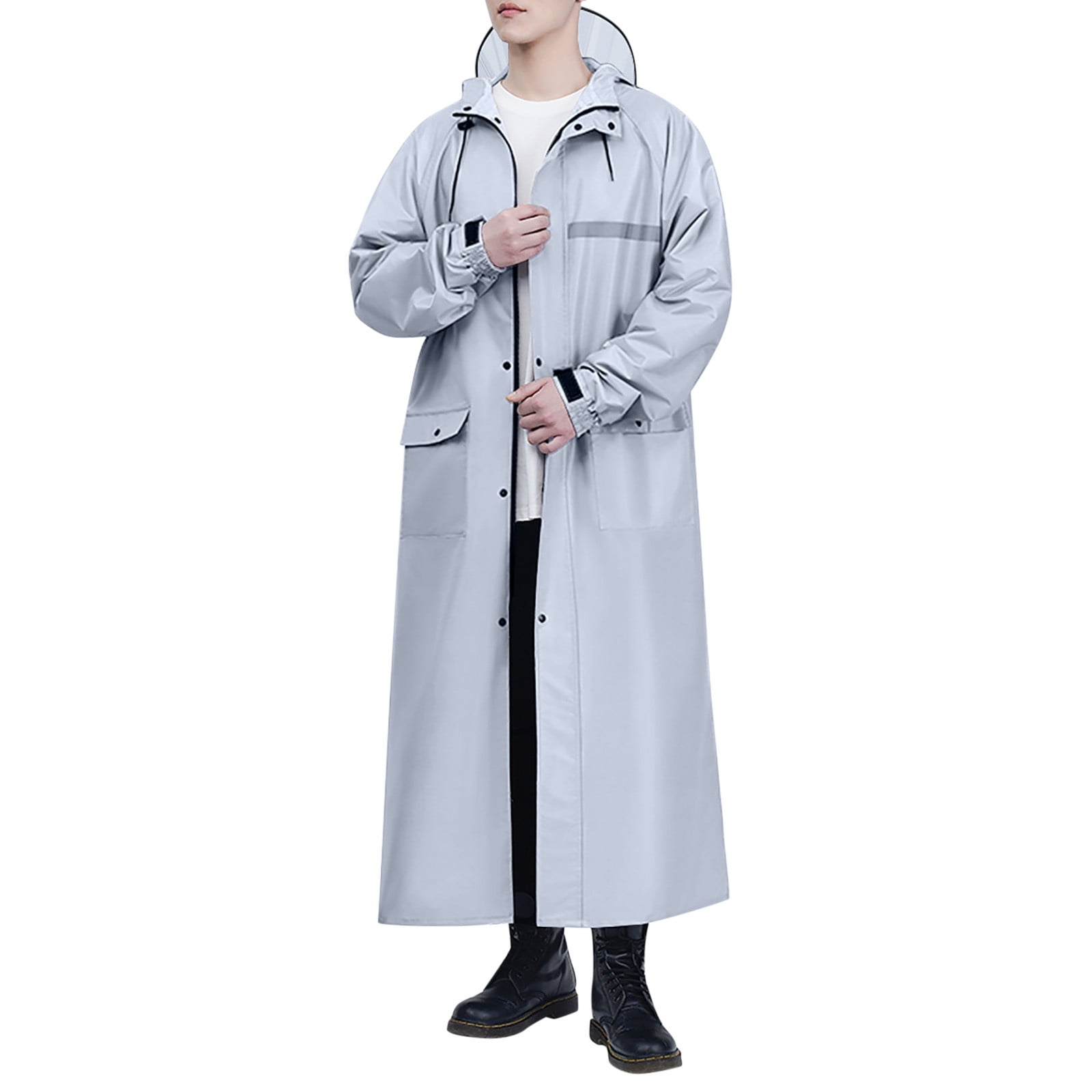 Daolelai Raincoat One-Piece Men and Women's Full Body Riot-Proof One ...