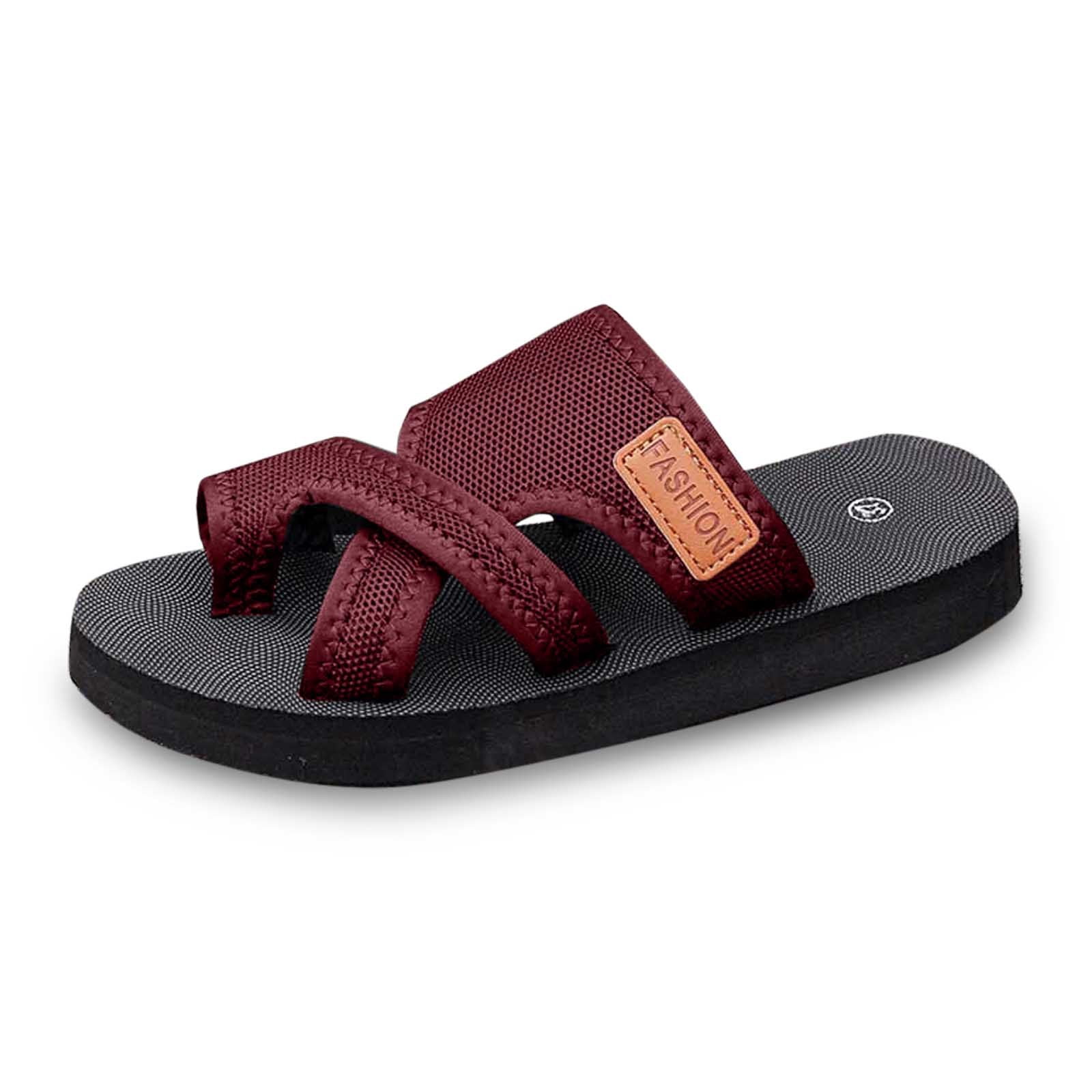 Daolelai Women's Summer Fashion Fabric Flip Flops Outdoor Leisure ...