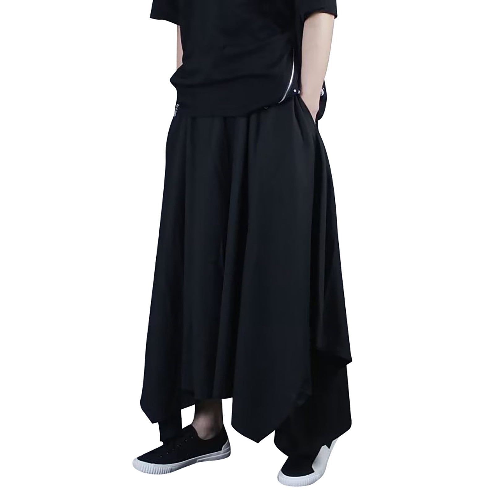 Daolelai Yamamoto Culottes Loose Ancient Style Culottes Irregular ...