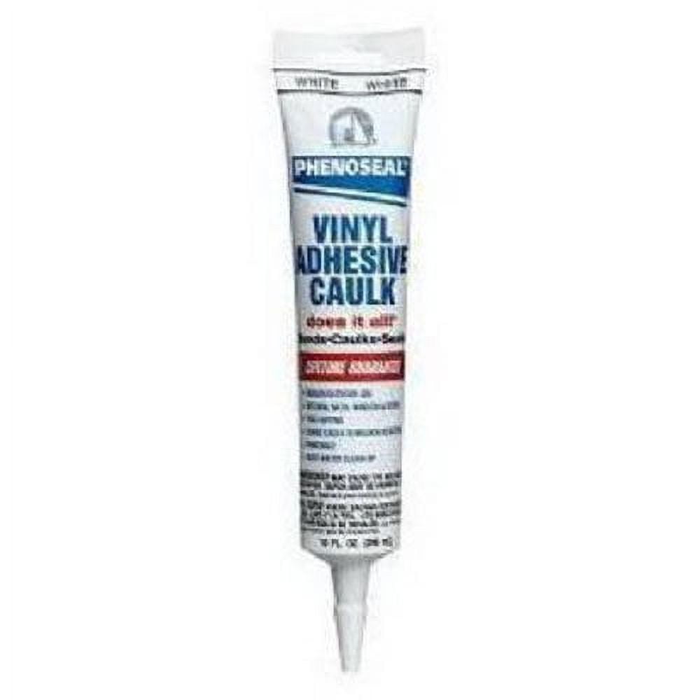 Dap 00101 White Phenoseal Does It All Vinyl Adhesive Caulk 5.5-Ounce ...