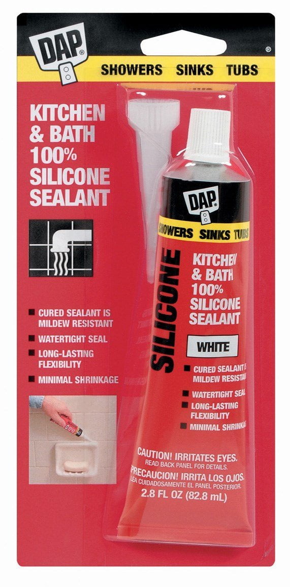 Dap 00680 Bathtub Silicone Rubber Caulk - Walmart.com
