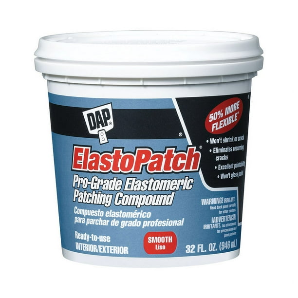 Dap 12278 Elastopatch Pro Grade Elastomeric Patching Compound, 32 Oz ...