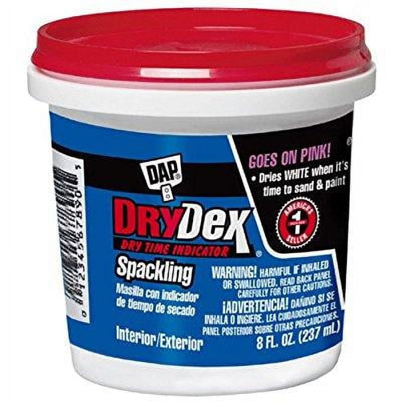 Dap 12328 DryDex Spackling Interior/Exterior, 1/2-Pint - Walmart.com