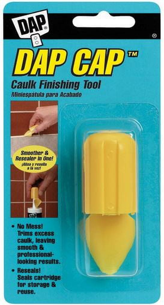 Dap 18570 Dap Cap Caulk Finishing Tool, Yellow, Plastic, Each - Walmart.com