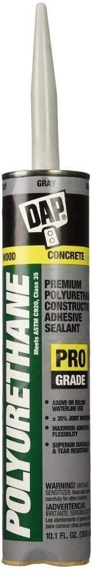 Dap 18814 18 Pack 10.1 oz. Premium Polyurethane Construction Adhesive Sealant, Gray - Walmart.com