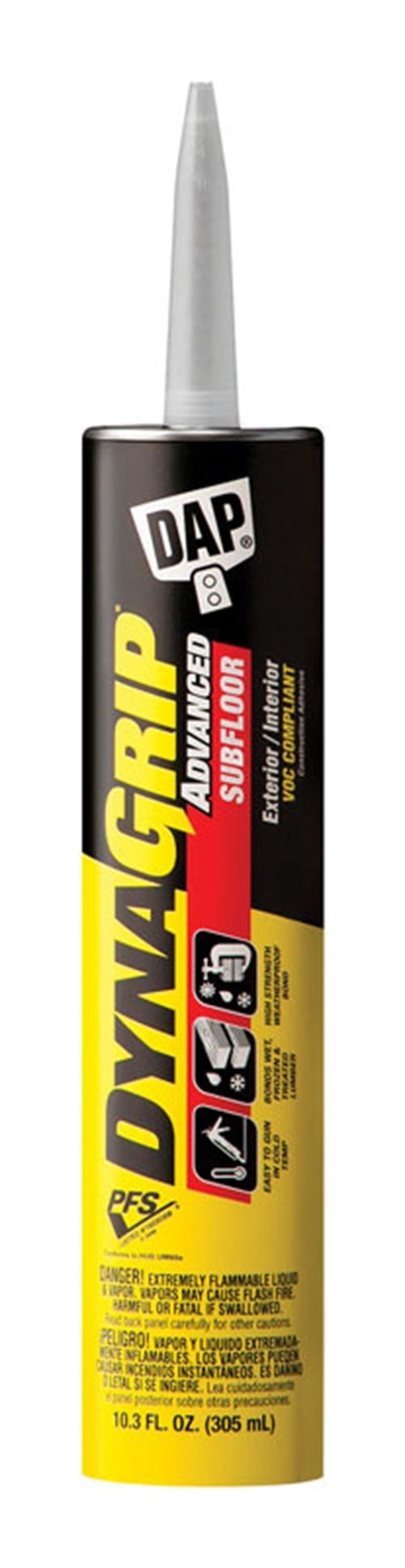 Dap 224394 10.3 oz Advanced Subfloor Adhesives - Walmart.com