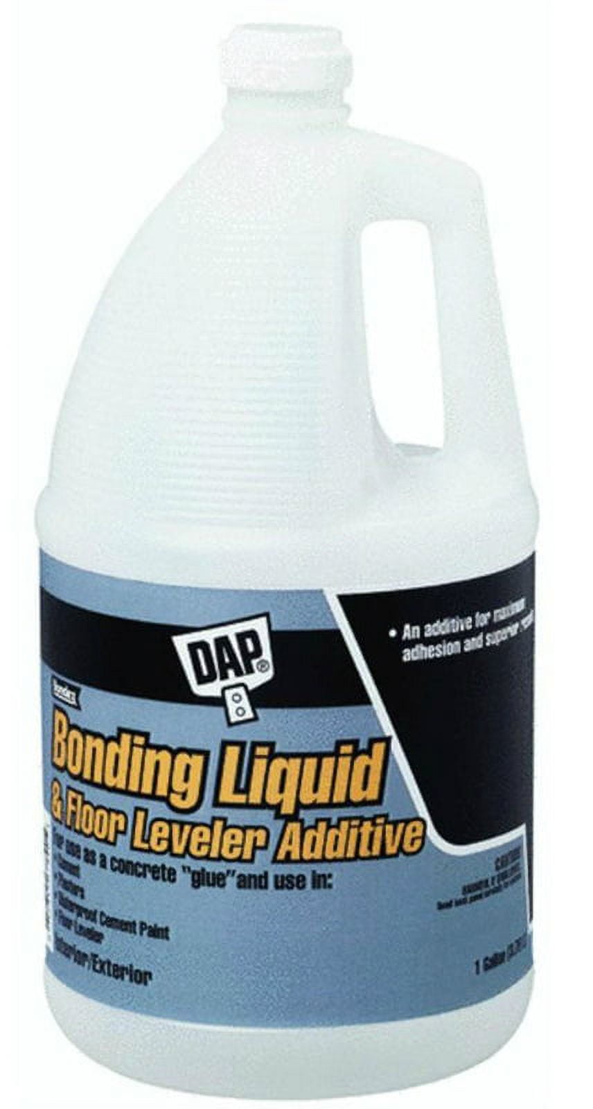 Dap 35090 Bonding Liquid & Floor Leveler Additive, 1 Gallon, White ...