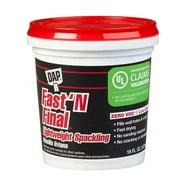 Red Devil Onetime Lightweight Spackling Quart, Exterior Drywall and ...