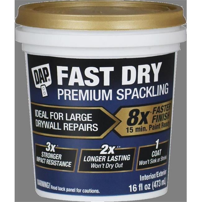 Dap Adhesives Fast Dry Premium Spackling Pint - Walmart.com