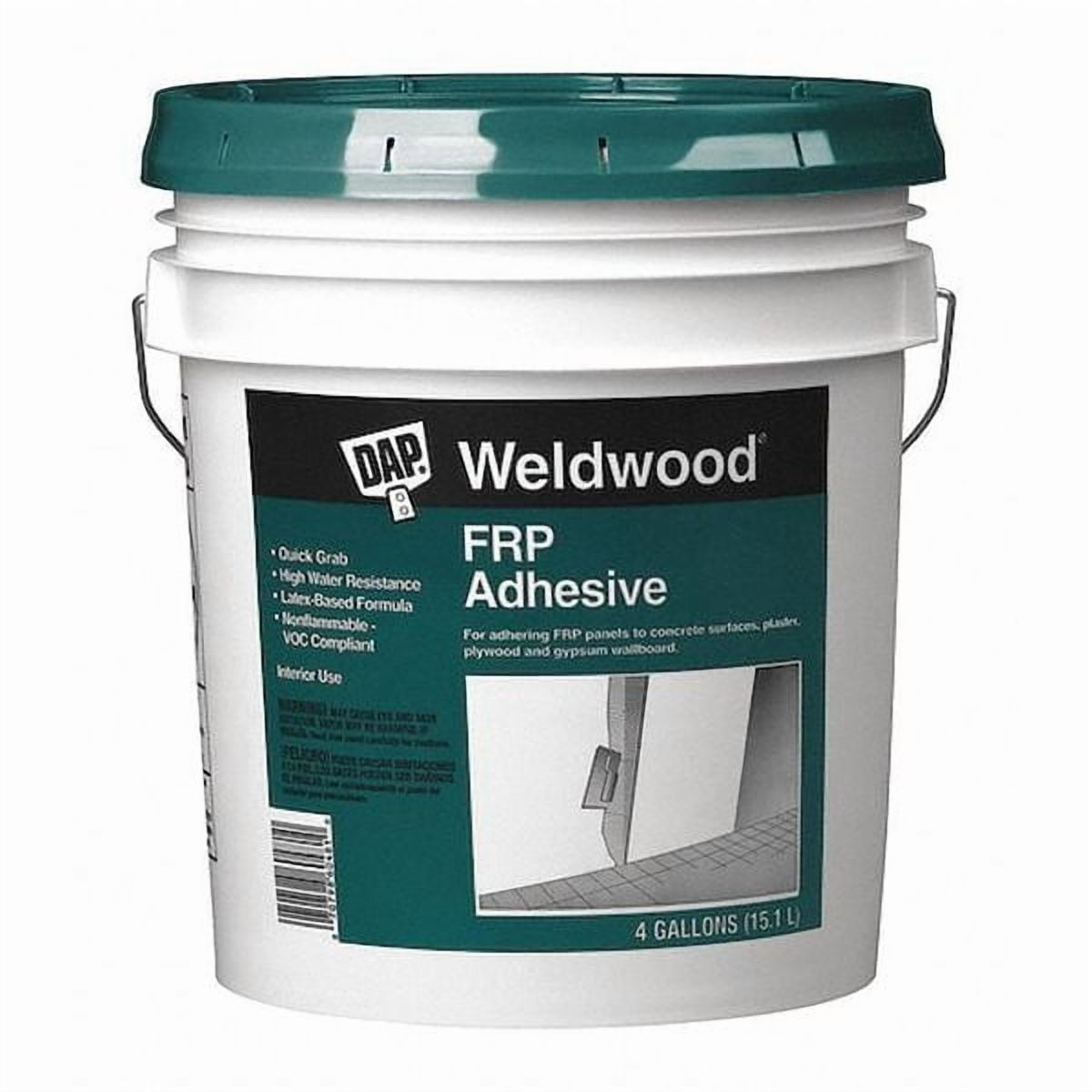 Dap Construction Adhesive, FRP Series, Amber, 4 gal, Pail 60481 ...