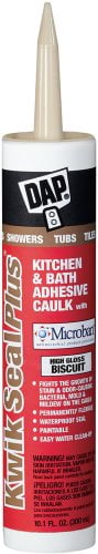 Dap Kwik Seal Plus Biscuit Siliconized Latex Kitchen and Bath Adhesive ...