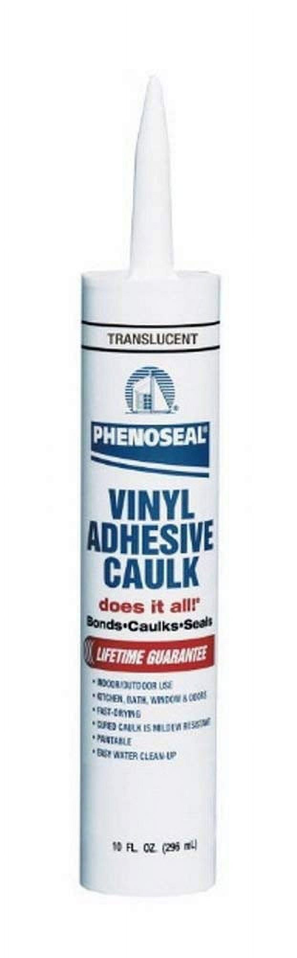 Dap Products Phenoseal Does It All! Vinyl Adhesive Caulk, Transluscent ...
