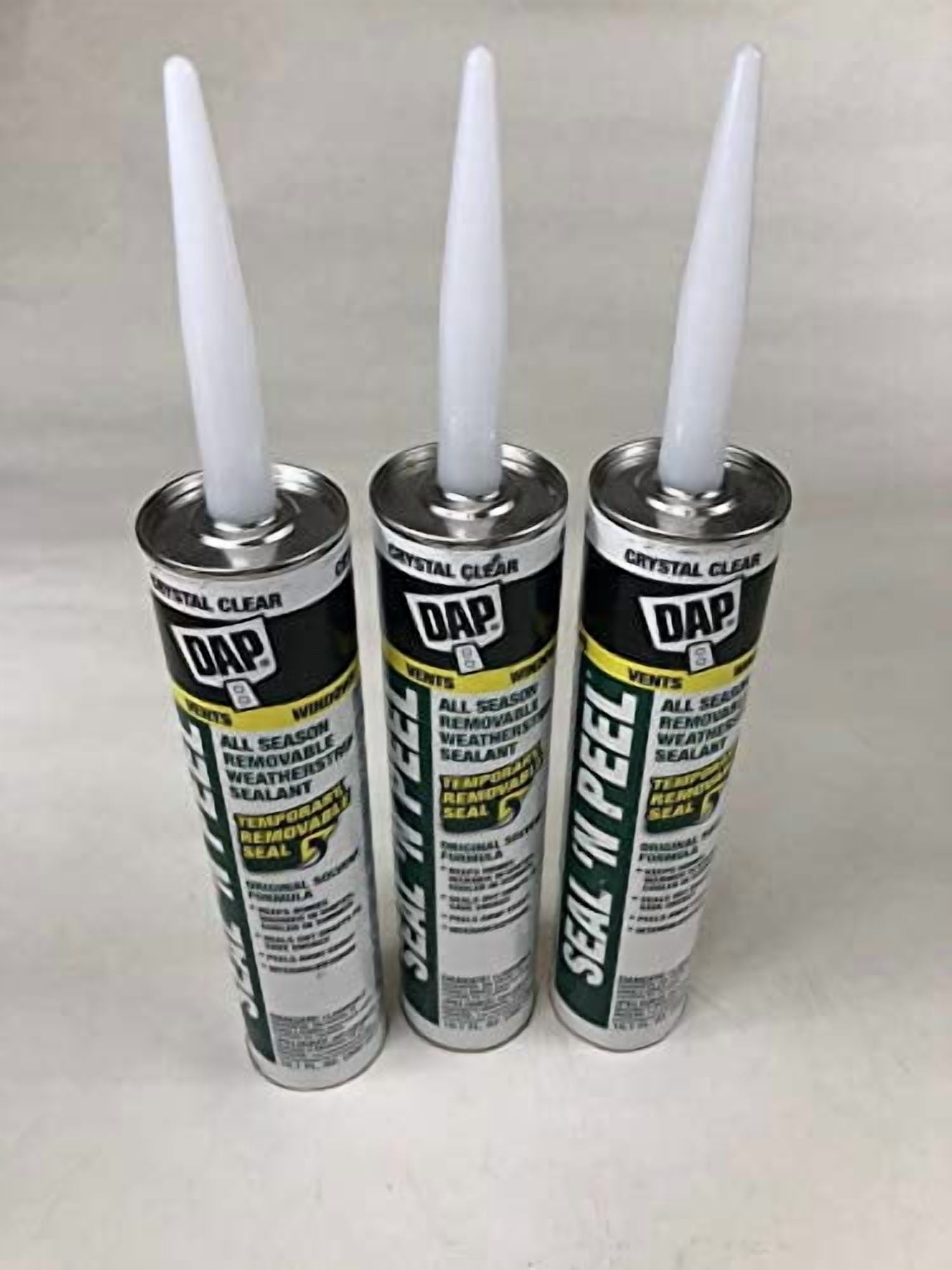 Dap Seal 'N Peel Clear Polymer Door, Siding and Window Sealant 10.1 oz ...
