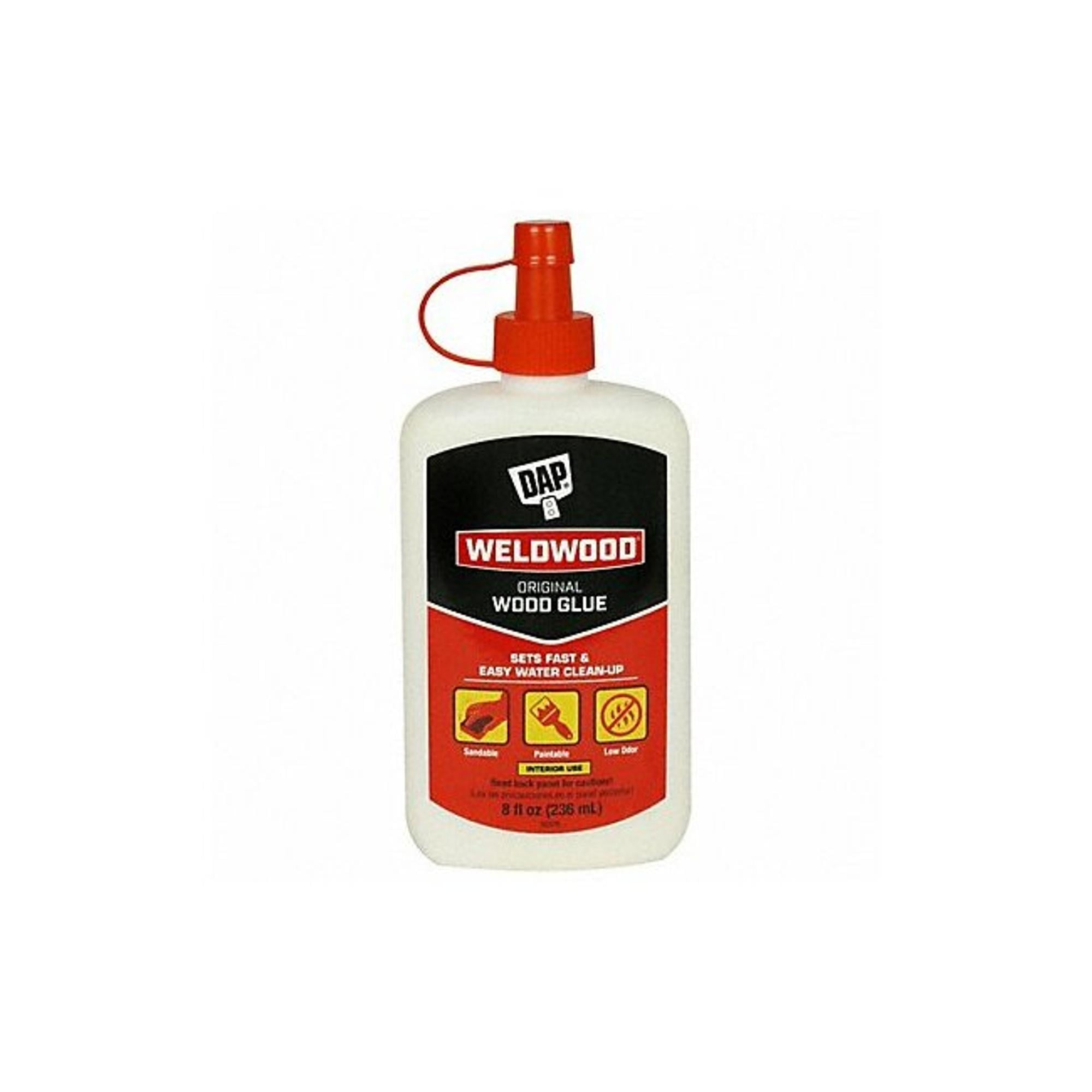 Dap Wood Glue,8 fl oz,Bottle Container 00497 - Walmart.com