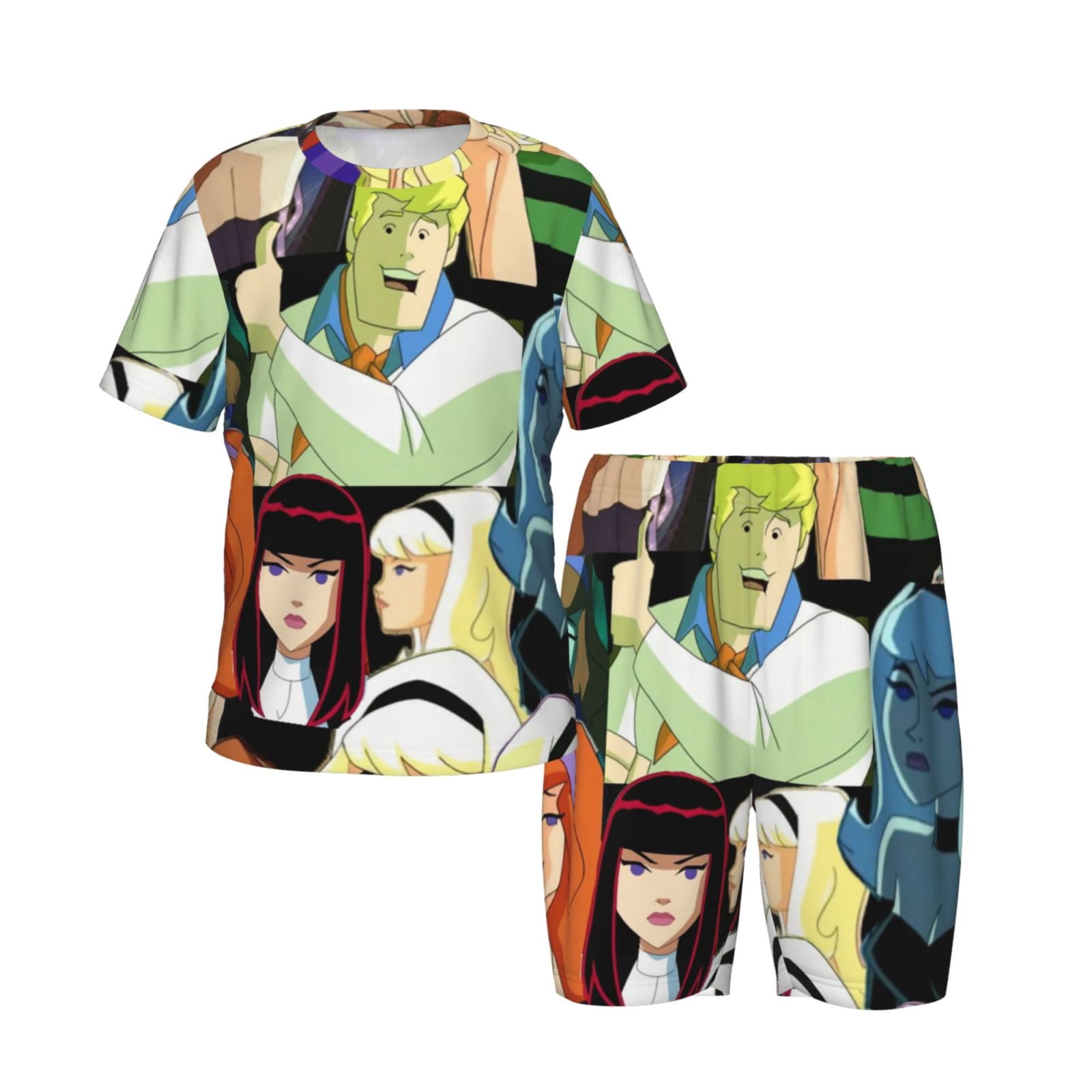 Daphne Blake 2 Piece Kids Pajama Set, Soft Cozy Short Sleeve Top and ...
