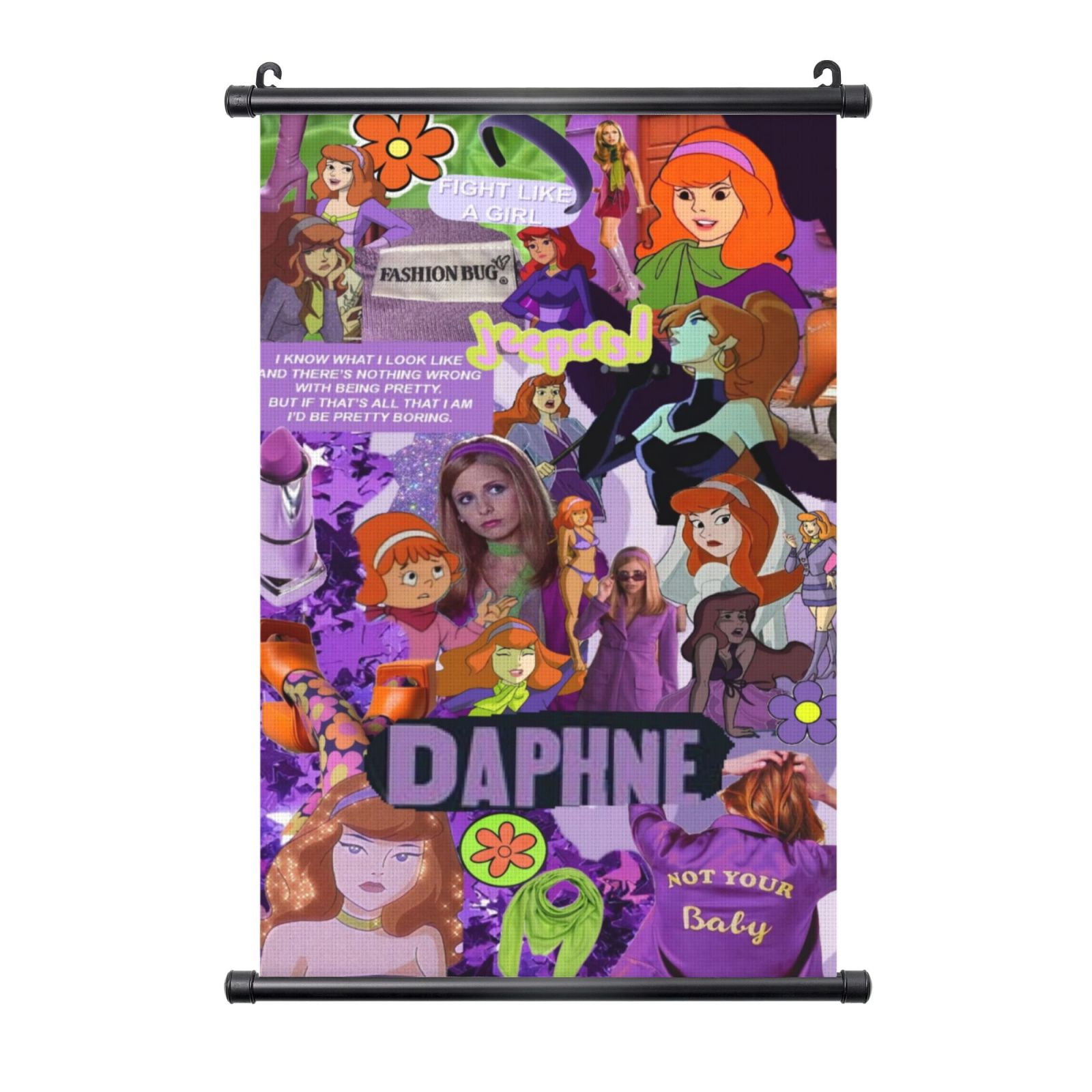 Daphne Blake Hanging Poster, Black Plastic Shaft Wall Hanging Posters ...