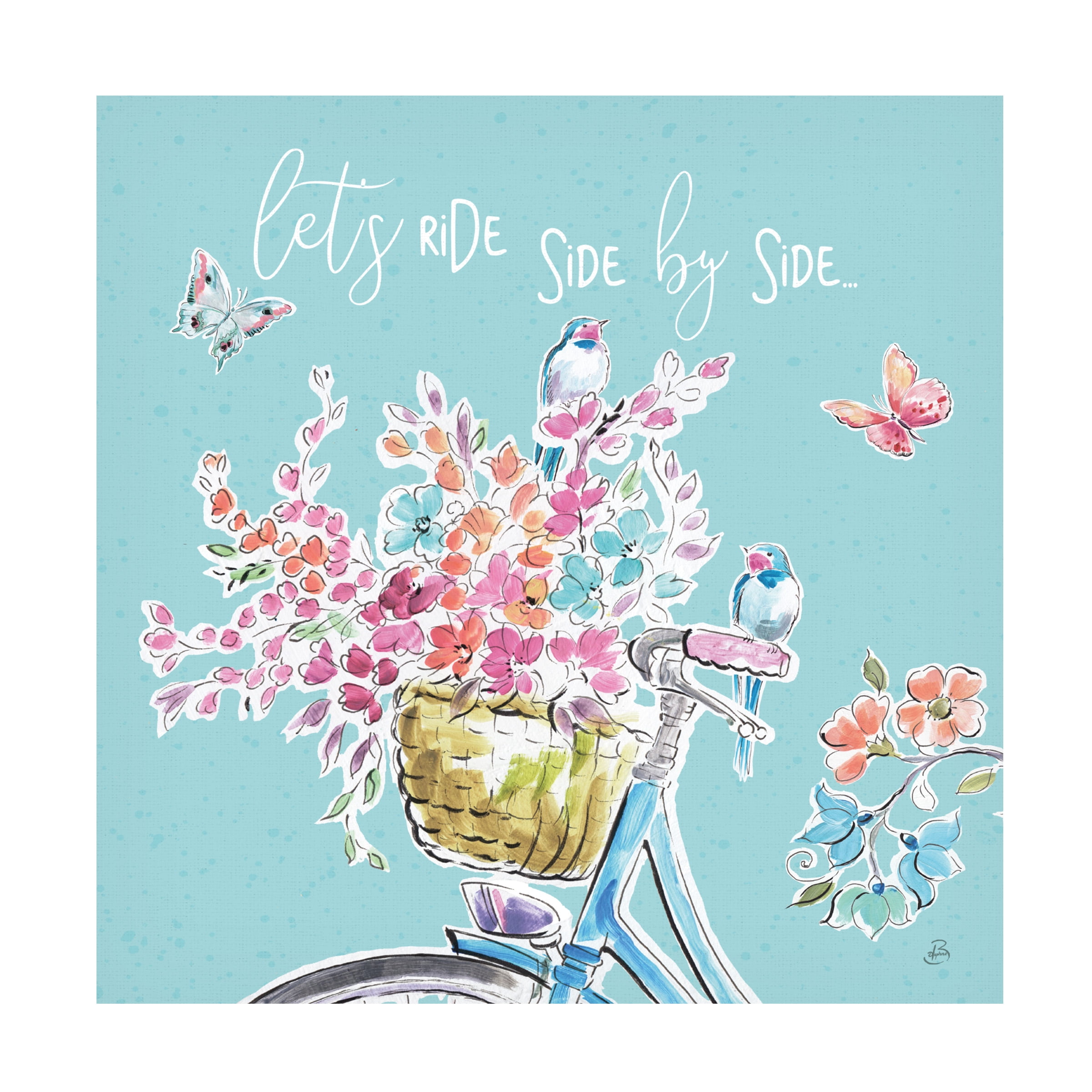 Daphne Brissonnet 'Sparrow Spring V' Canvas Art - Walmart.com