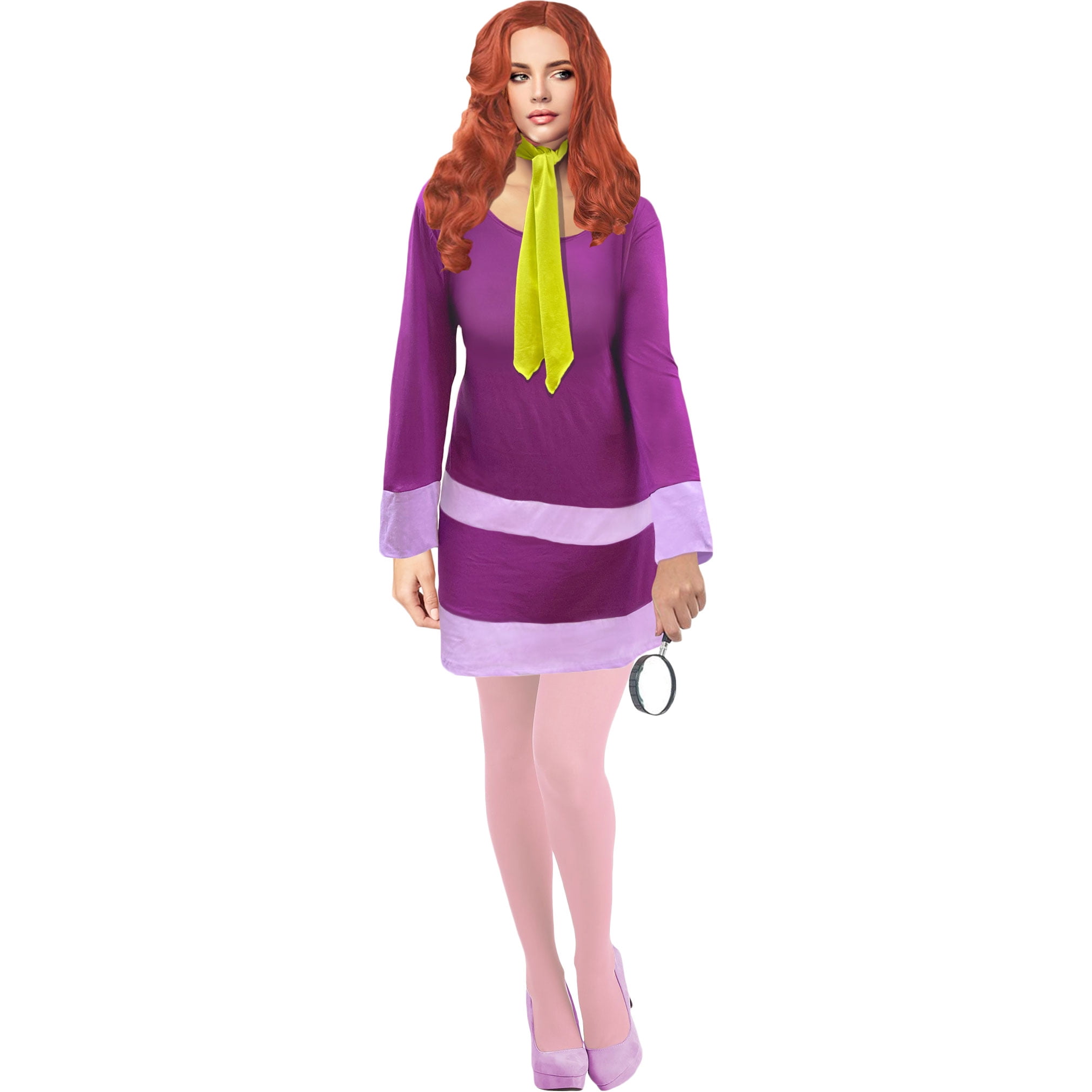 Daphne Halloween Costume Kit with Wig and Accessories Medium - Walmart.com
