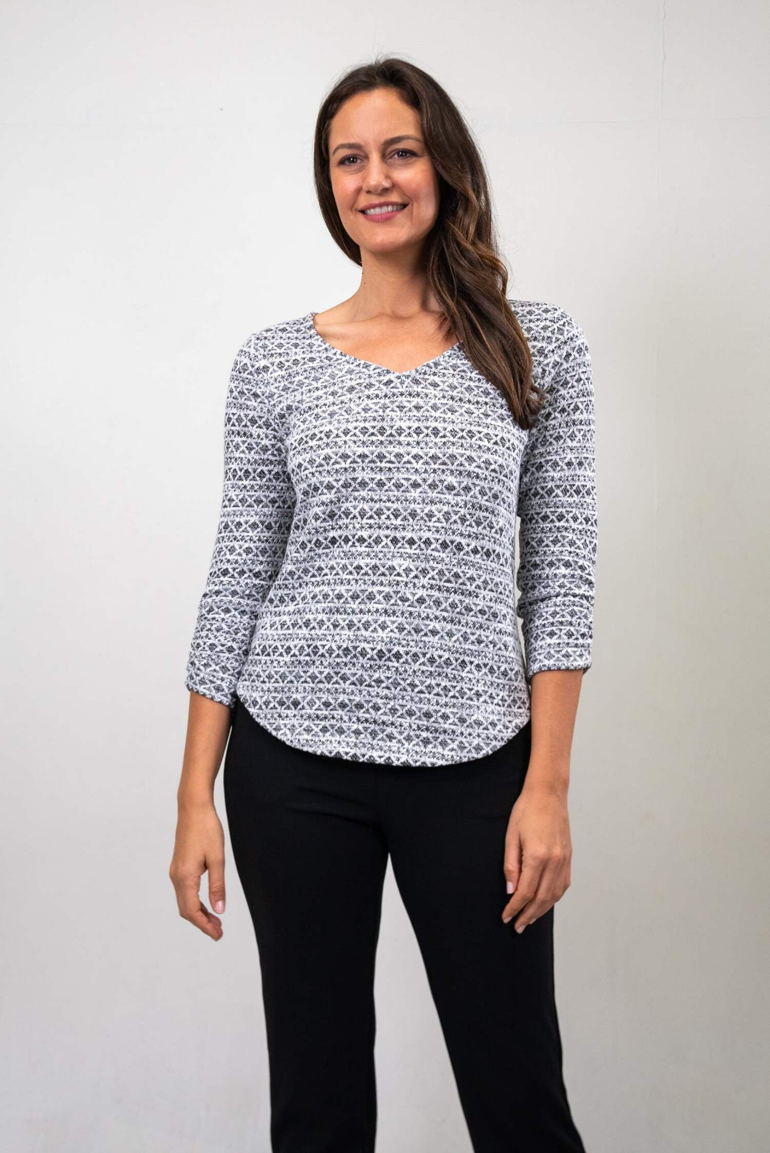 Daphne Textured Top - Walmart.com
