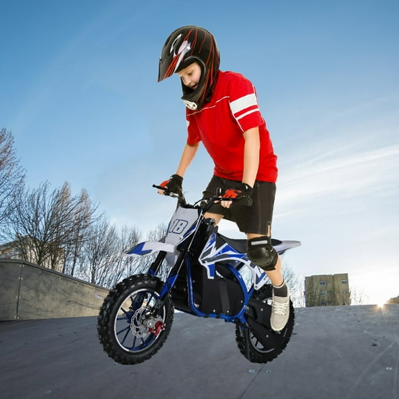 Dapmiu 36V All-Terrain Electric Motorcycle - 7.5Ah Paired Battery ...