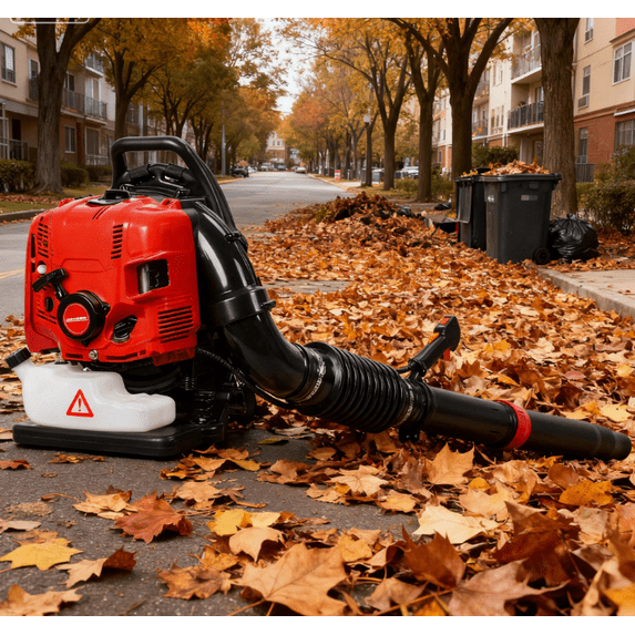 Dapmiu 75.6CC 4-Stroke Low Fuel Consumption Leaf Blower, 1900ml Large ...