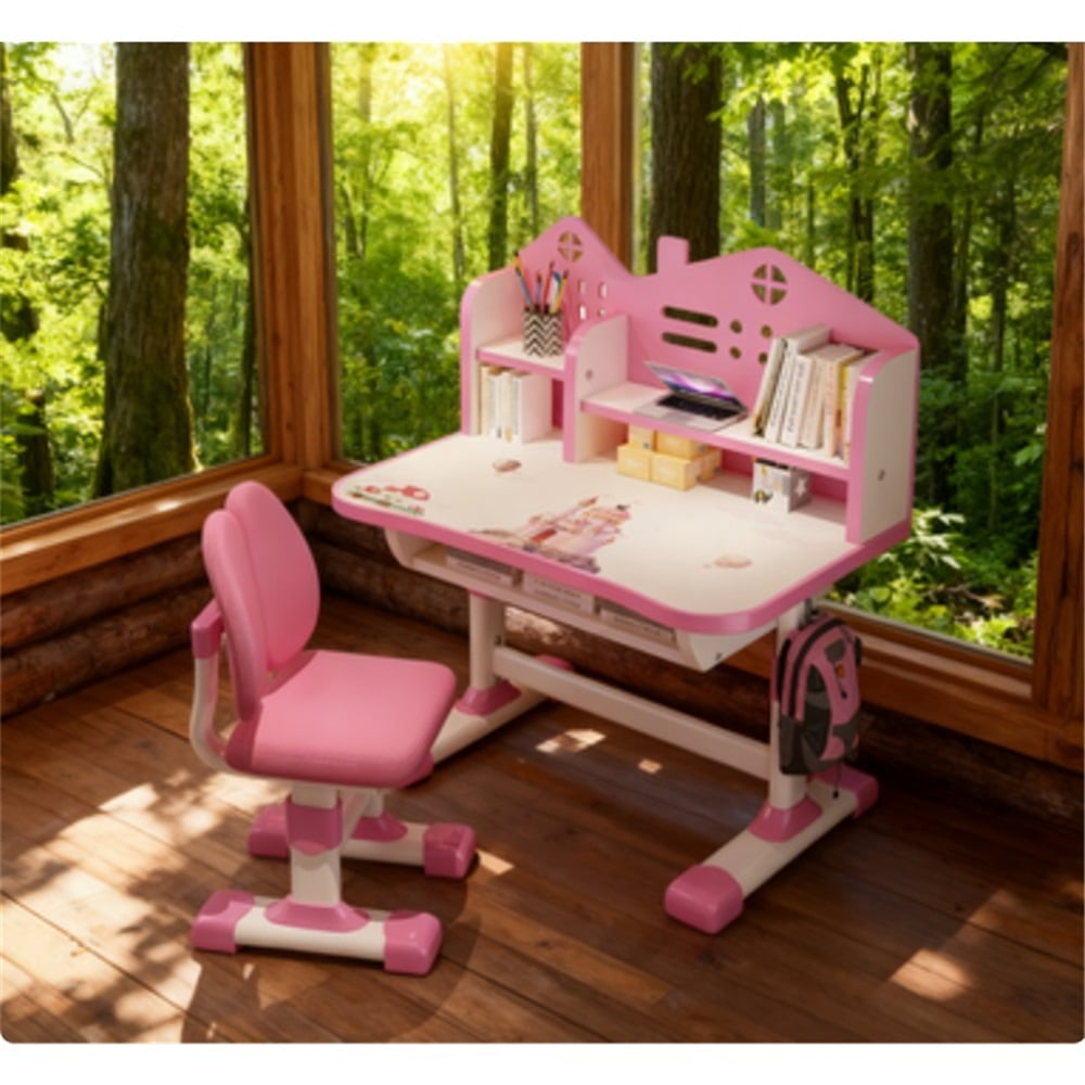 Dapmiu Kids Desk Chair with Scientific Zones & Golden Distance Design ...