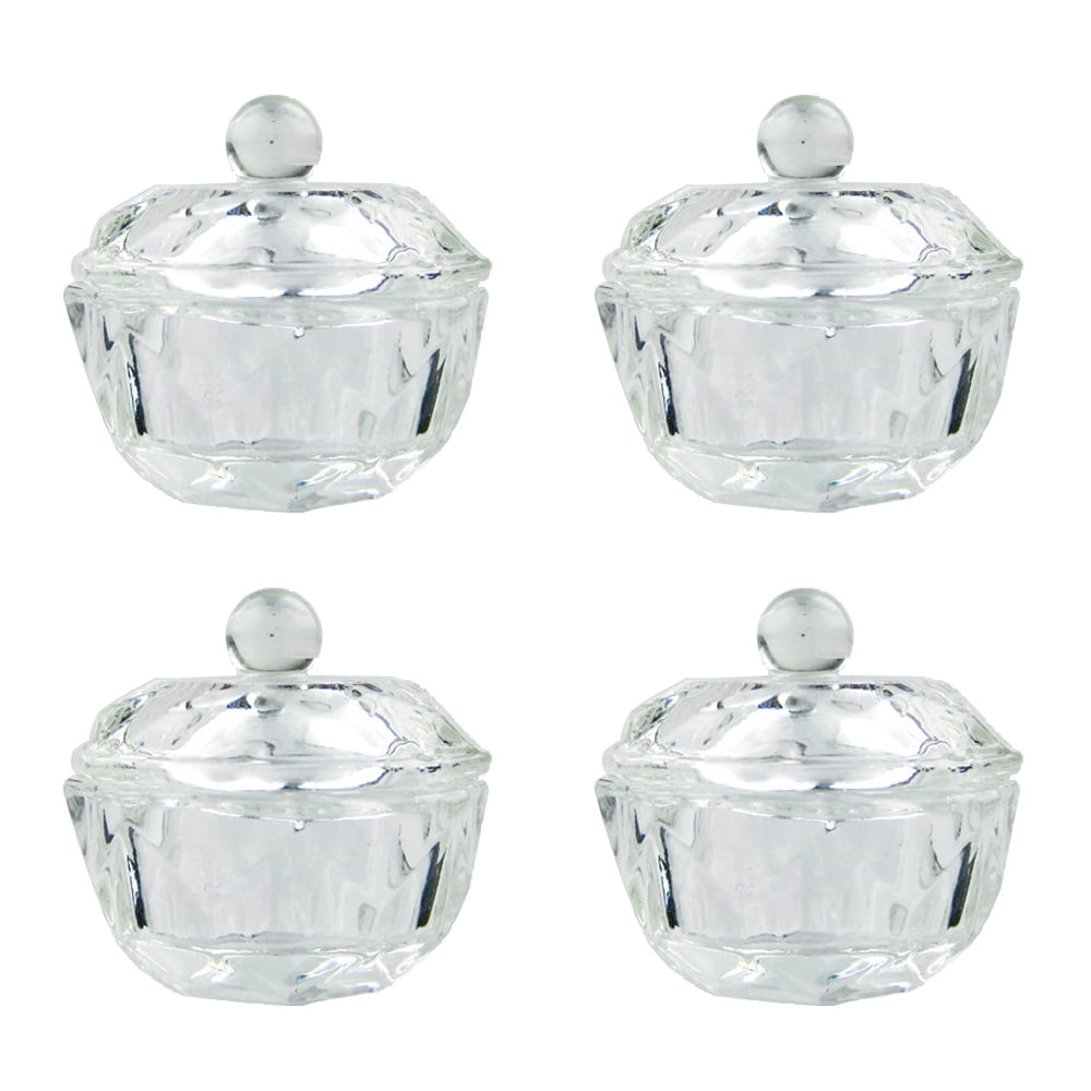Dappen Dishes For Professional Nail Art Tools, Easy Clean Glass Crystal ...