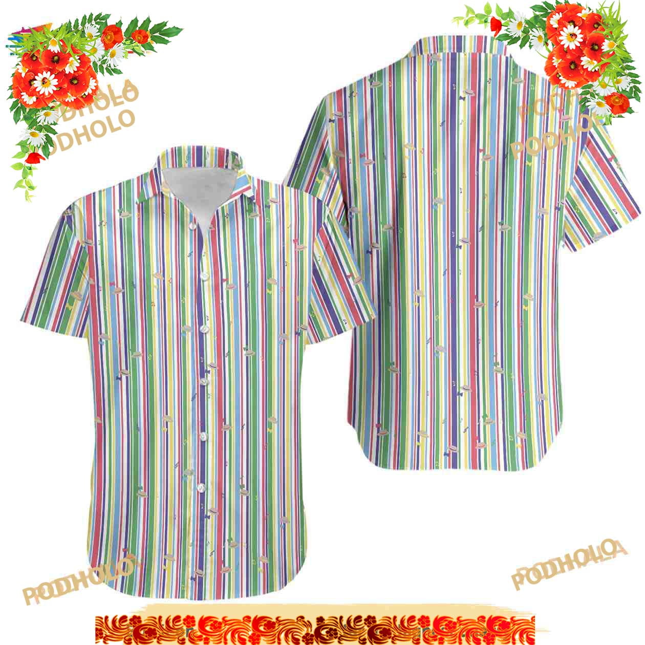 Dapper Dan Pastel Hawaiian Shirt, Disney Bounding Button Up Shirt ...