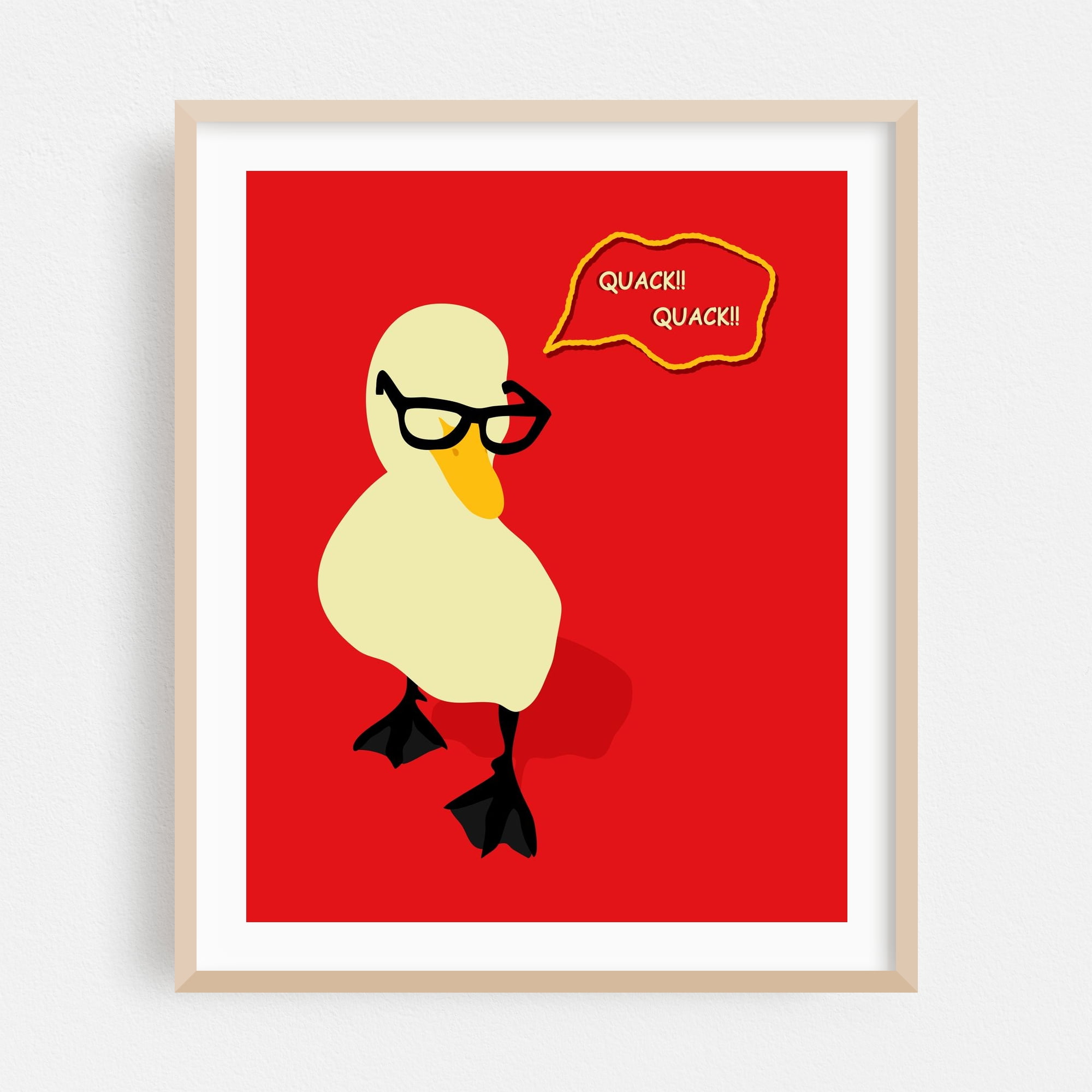 Dapper Duck - India Digital Art Humor Pop Art Bird Whimsical Quote ...