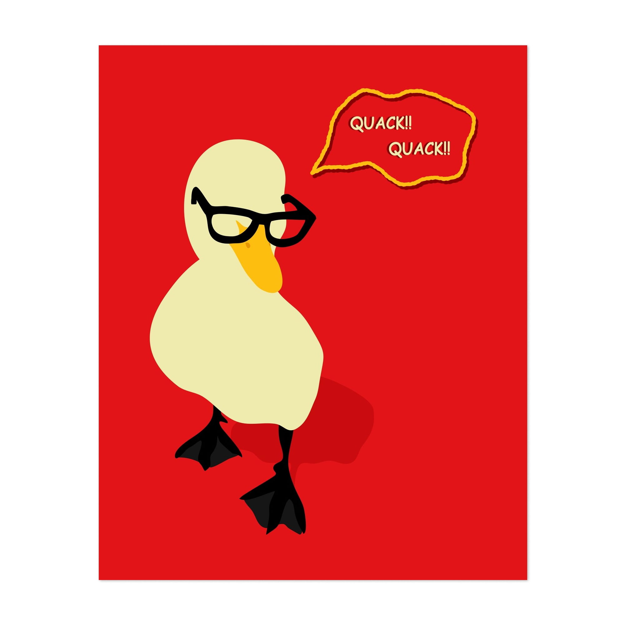 Dapper Duck - India Digital Art Humor Pop Art Bird Whimsical Quote ...