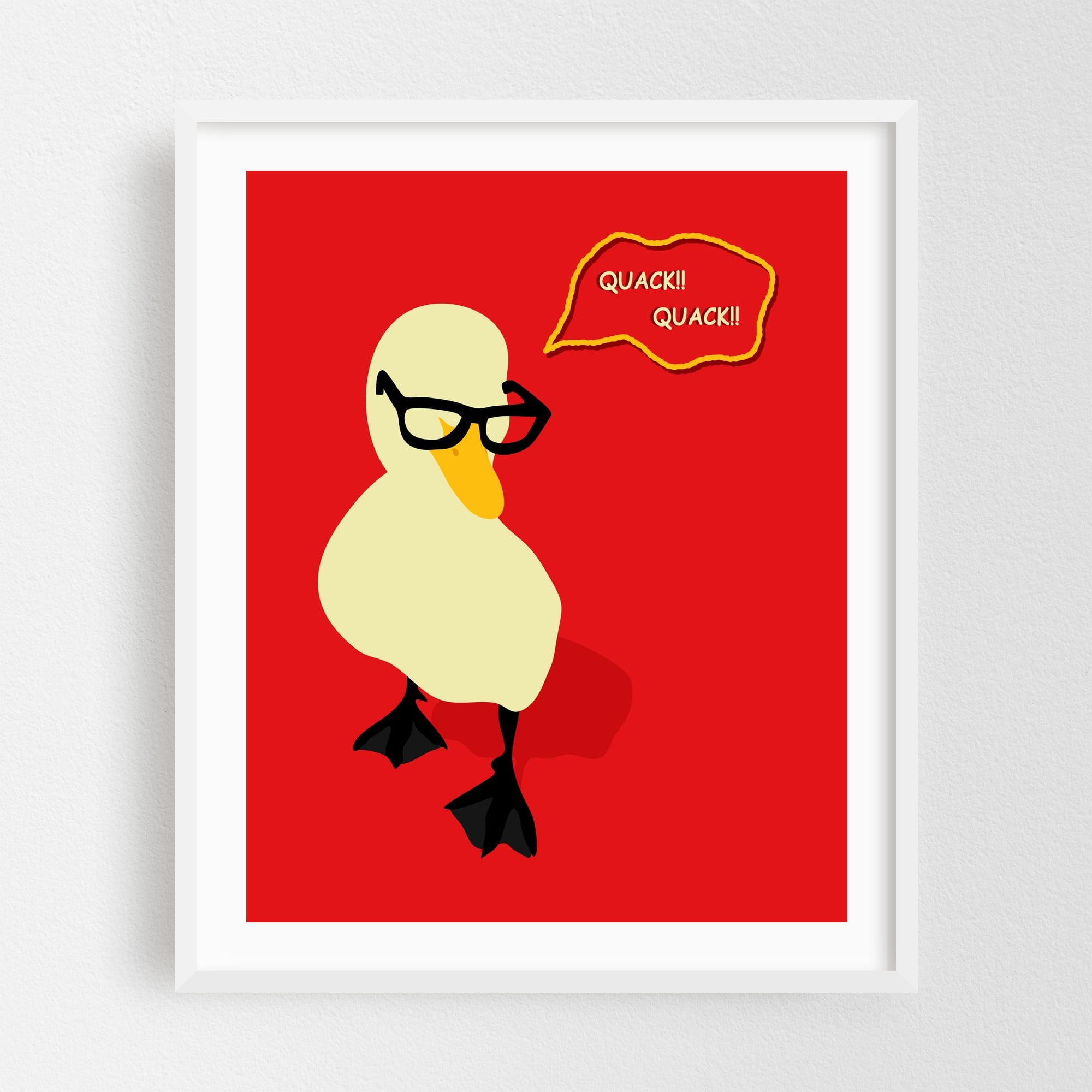 Dapper Duck - India Digital Art Humor Pop Art Bird Whimsical Quote ...