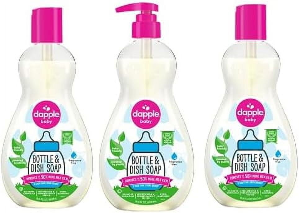 Dapple Baby Dishwashing Detergent, Gentle for Newborn, Plant-Based ...