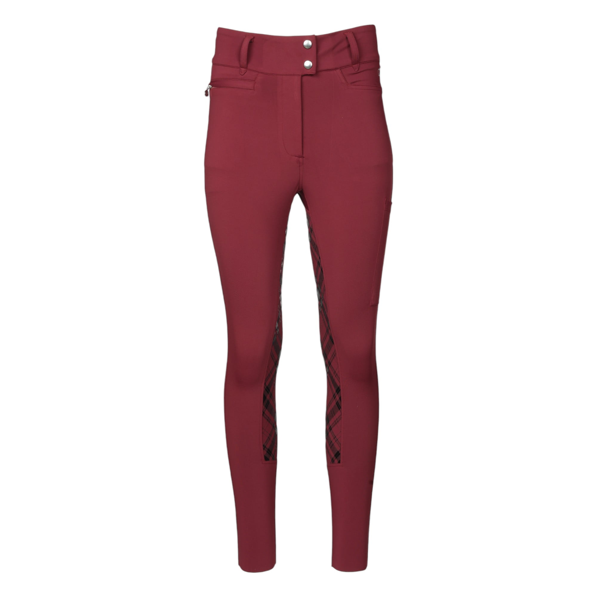 Dapplebay Holiday Plaid Riding Breeches - Red-XXL - Walmart.com
