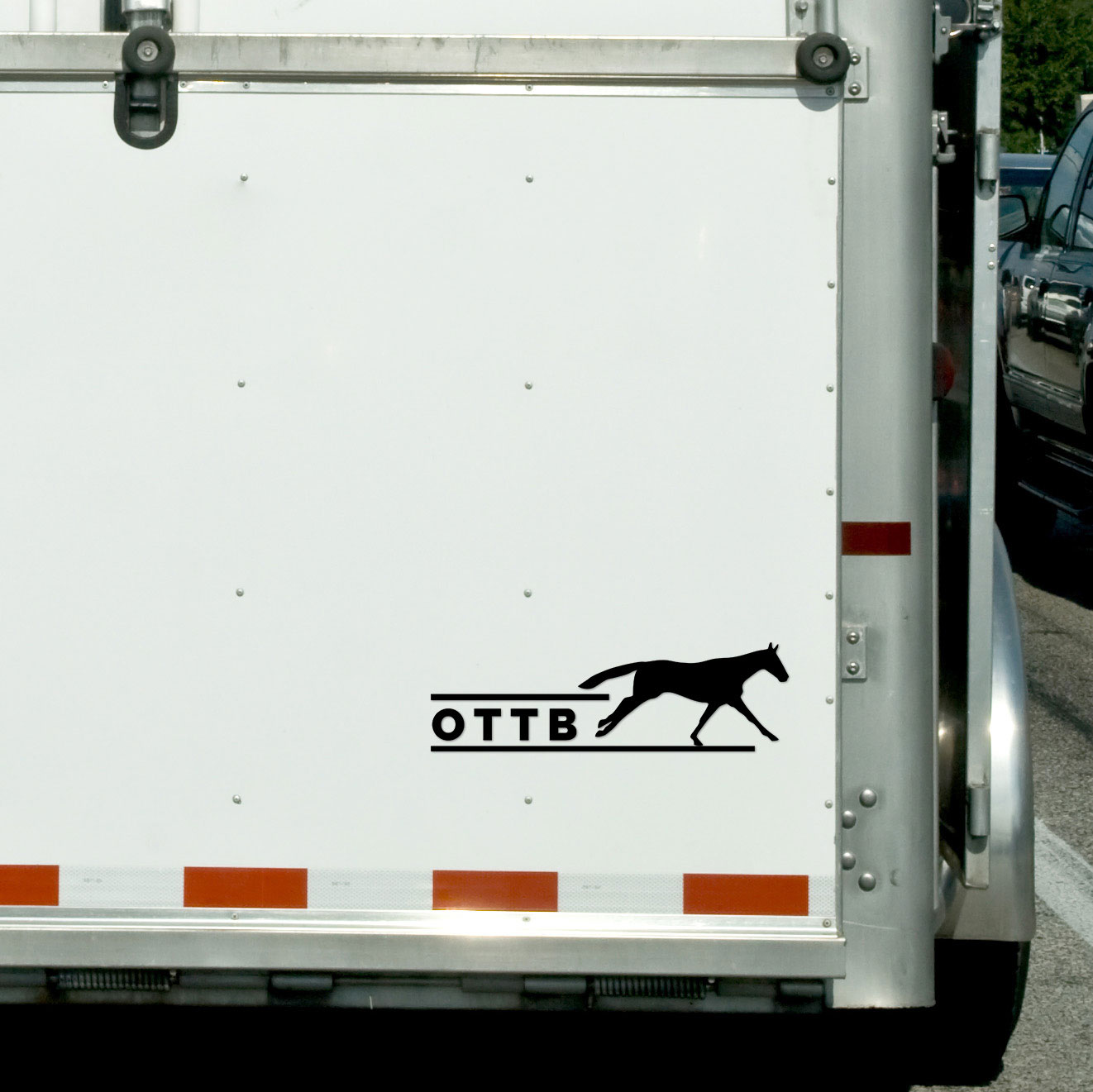 Dapplebay OTTB - Vinyl Decal-Black - Walmart.com
