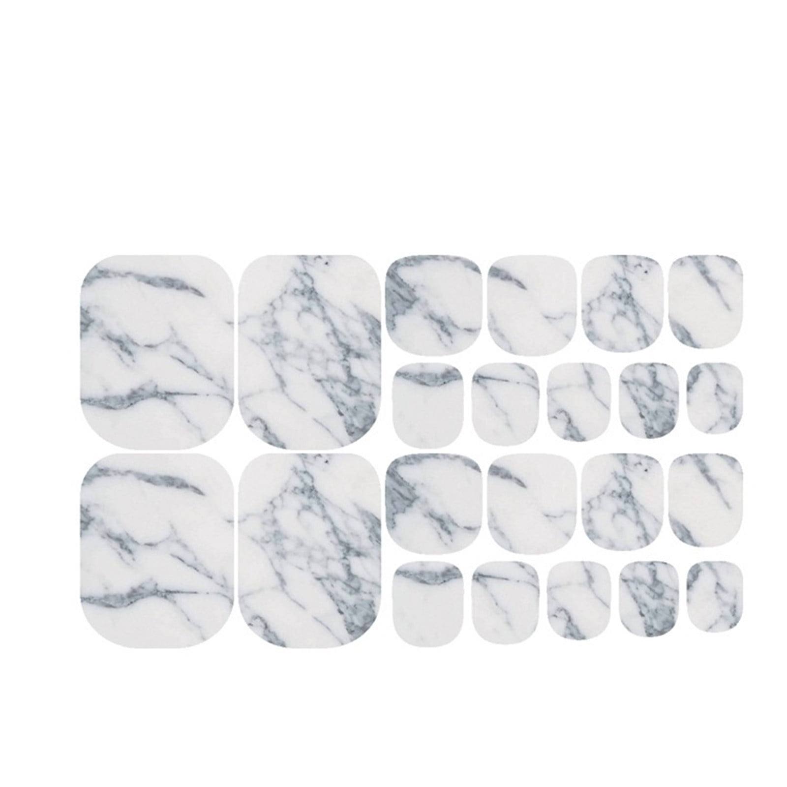 Daqian Cute Toe Nail Stickers Summer Fashion Manicure Foot Stickers ...