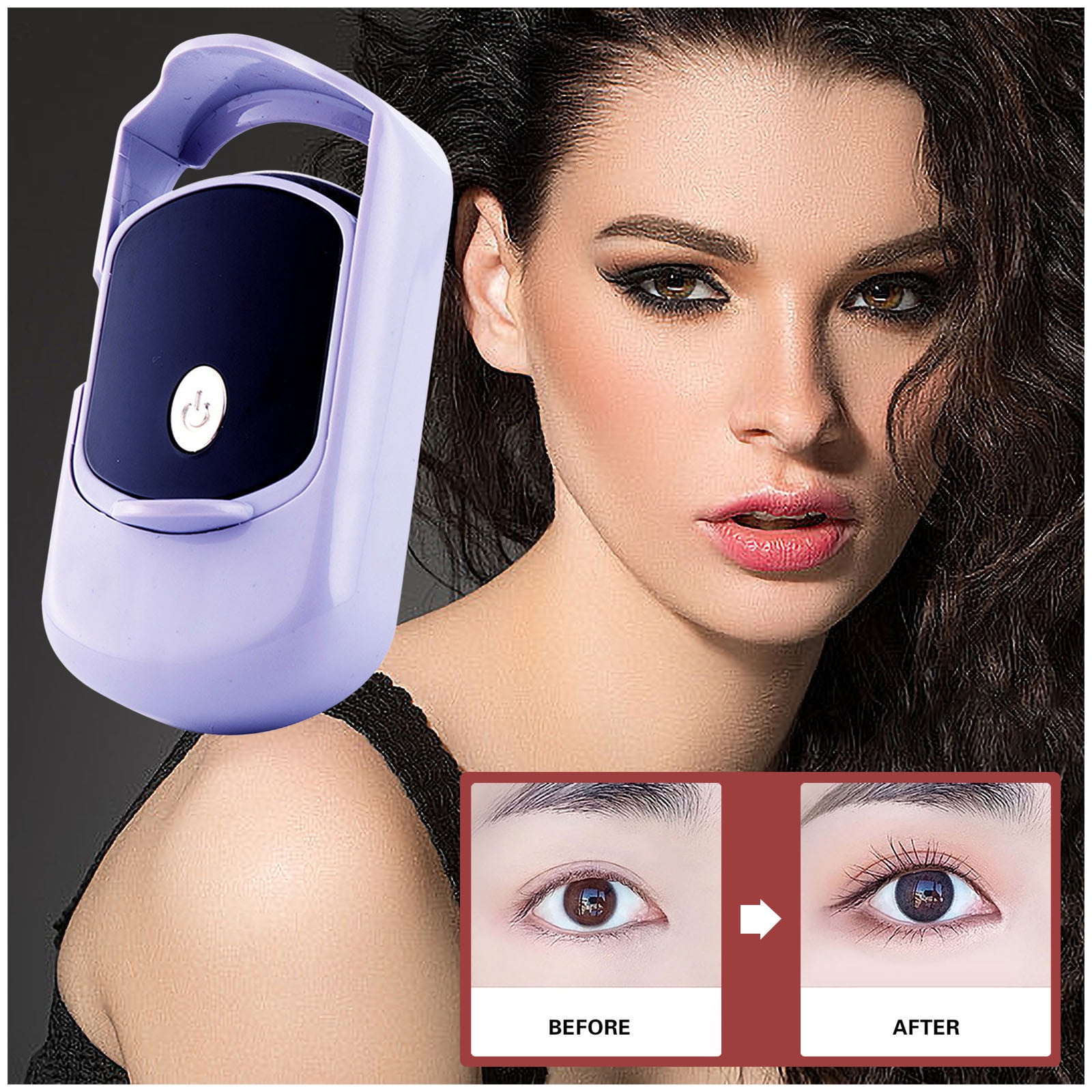 Daqian Electric Portable Mini Electric Eyelash Curler Dormitory Heated ...