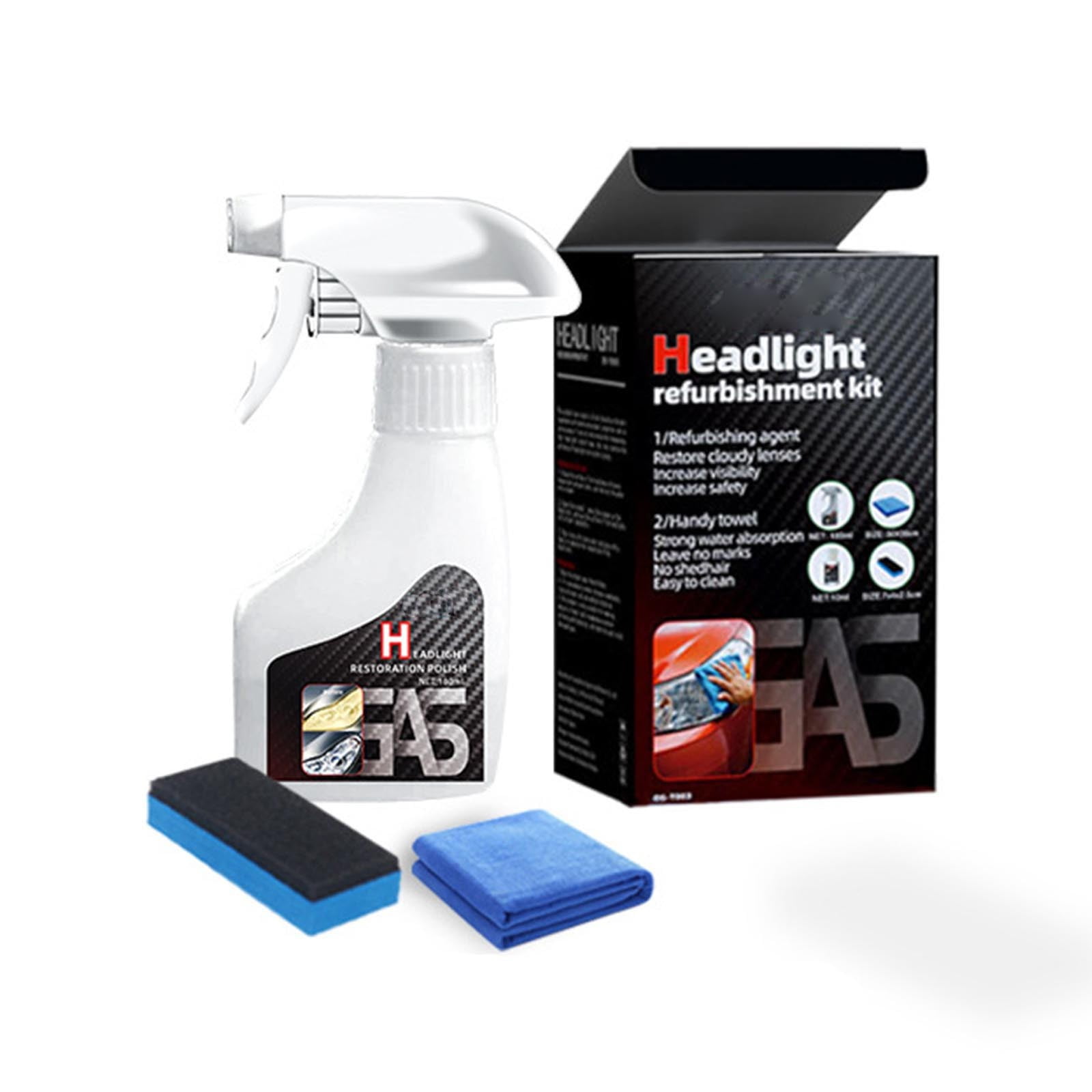 Daqian Headlight Restoration Kit with Crystal Coating 180ml for Car ...
