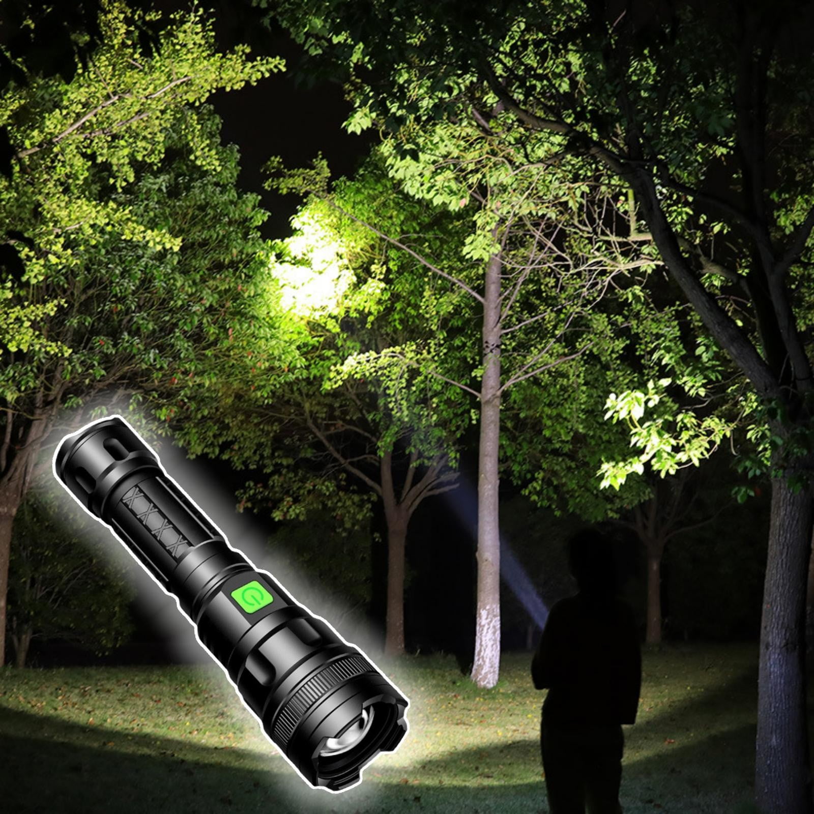 Daqian LED Strong Light Flashlight Home Emergency Telescopic Far ...