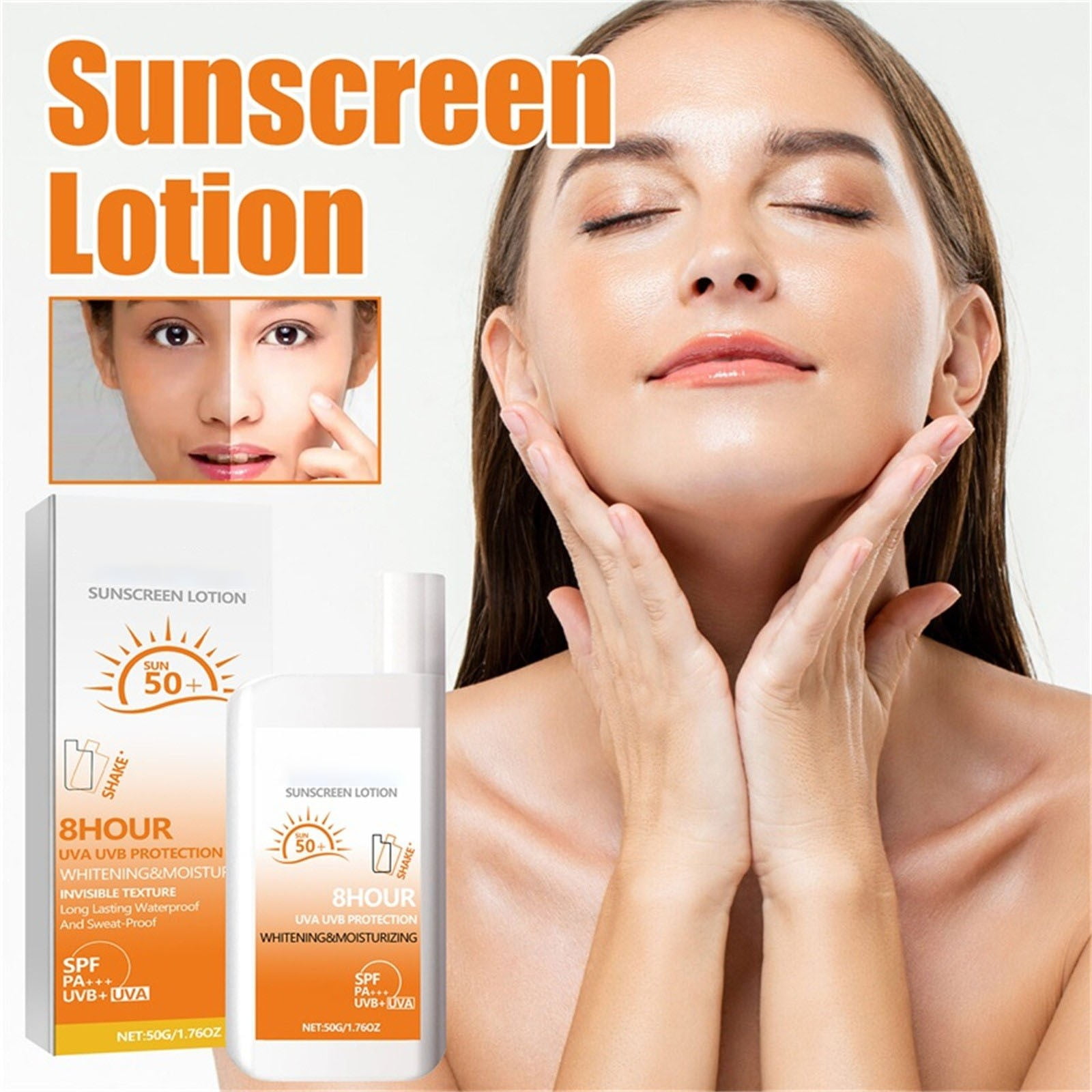 Daqian Sunscreen SP50+ UVmune 400 Invisible Fluid Sun Cream SPF50 ...