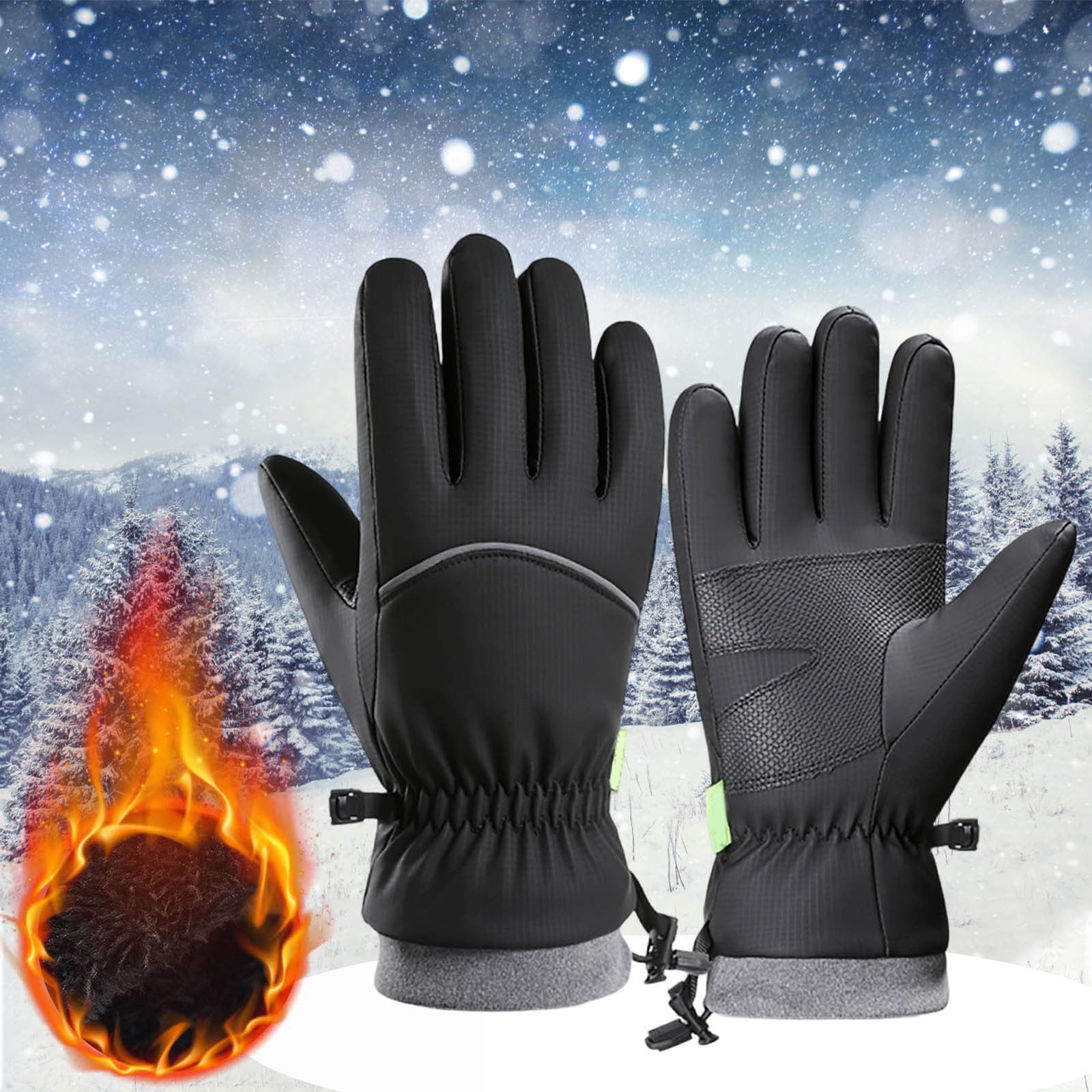 Daqian Winter Outdoor Riding Warm Touches Screen Gloves Windproof Warm ...