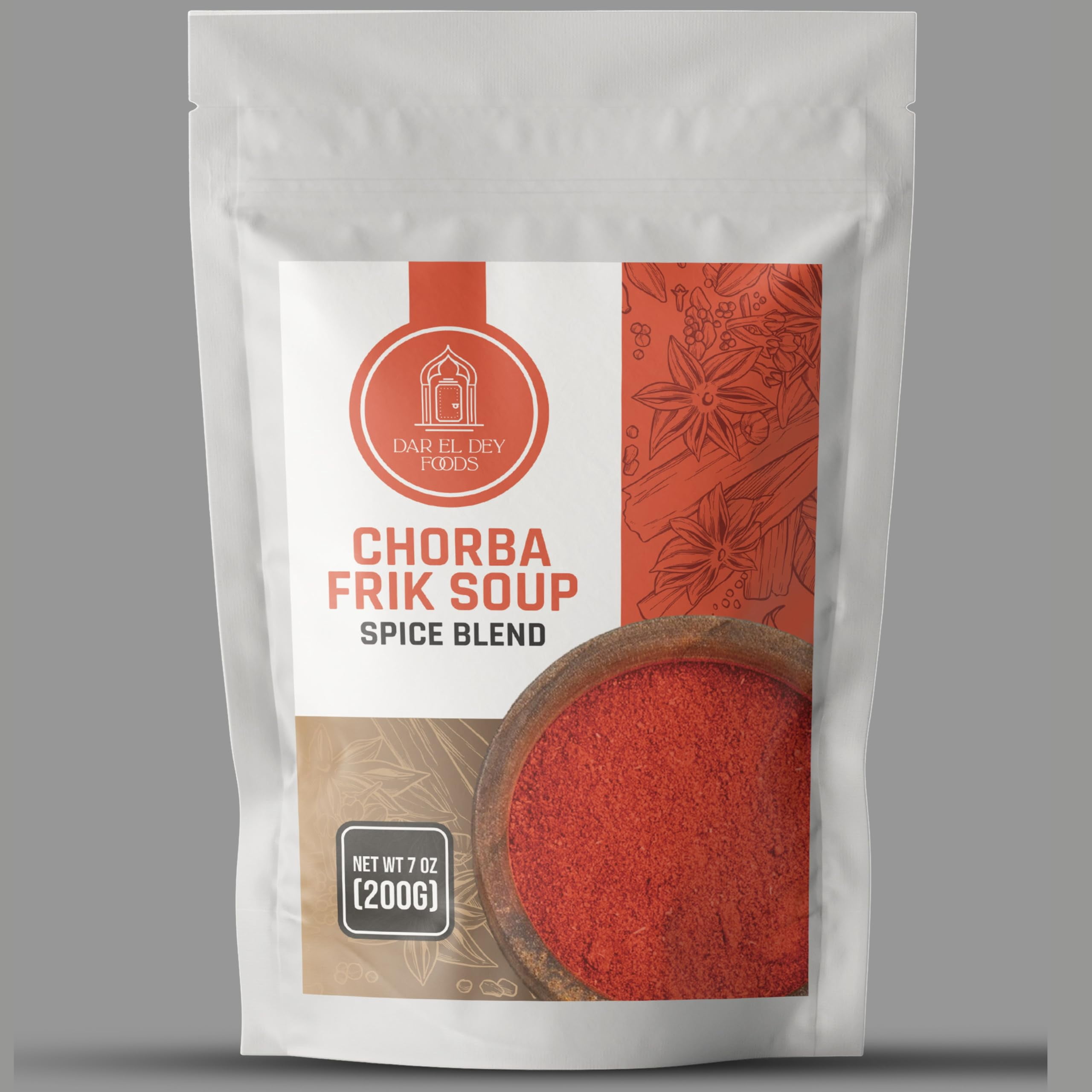 Dar El Dey Foods YYF14 | Algerian Chorba Frik Soup Spice Blend | 7oz ...