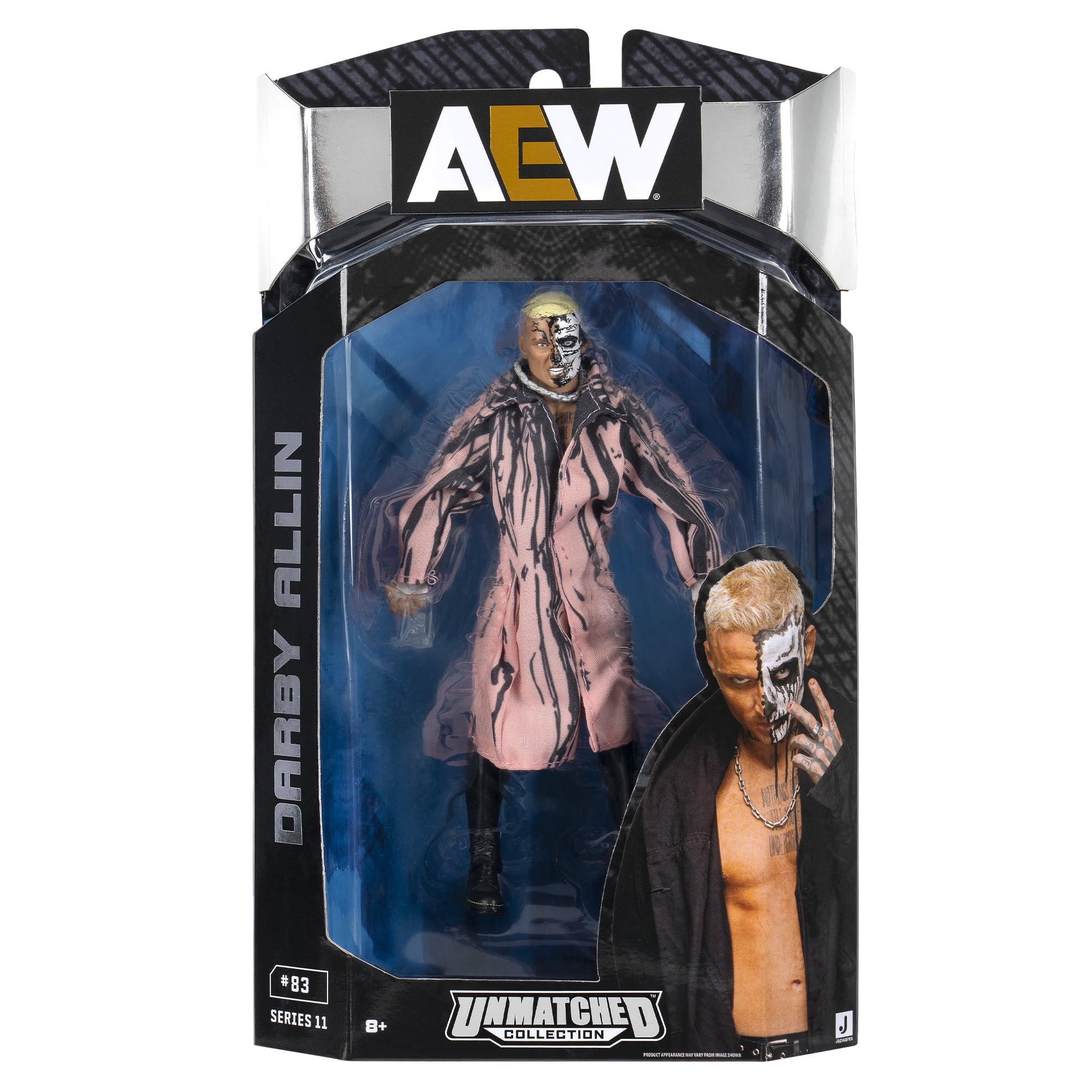 Darby Allin (Pink Coat) - AEW Unmatched Series 11 Jazwares AEW Toy Wrestling Action Figure ...